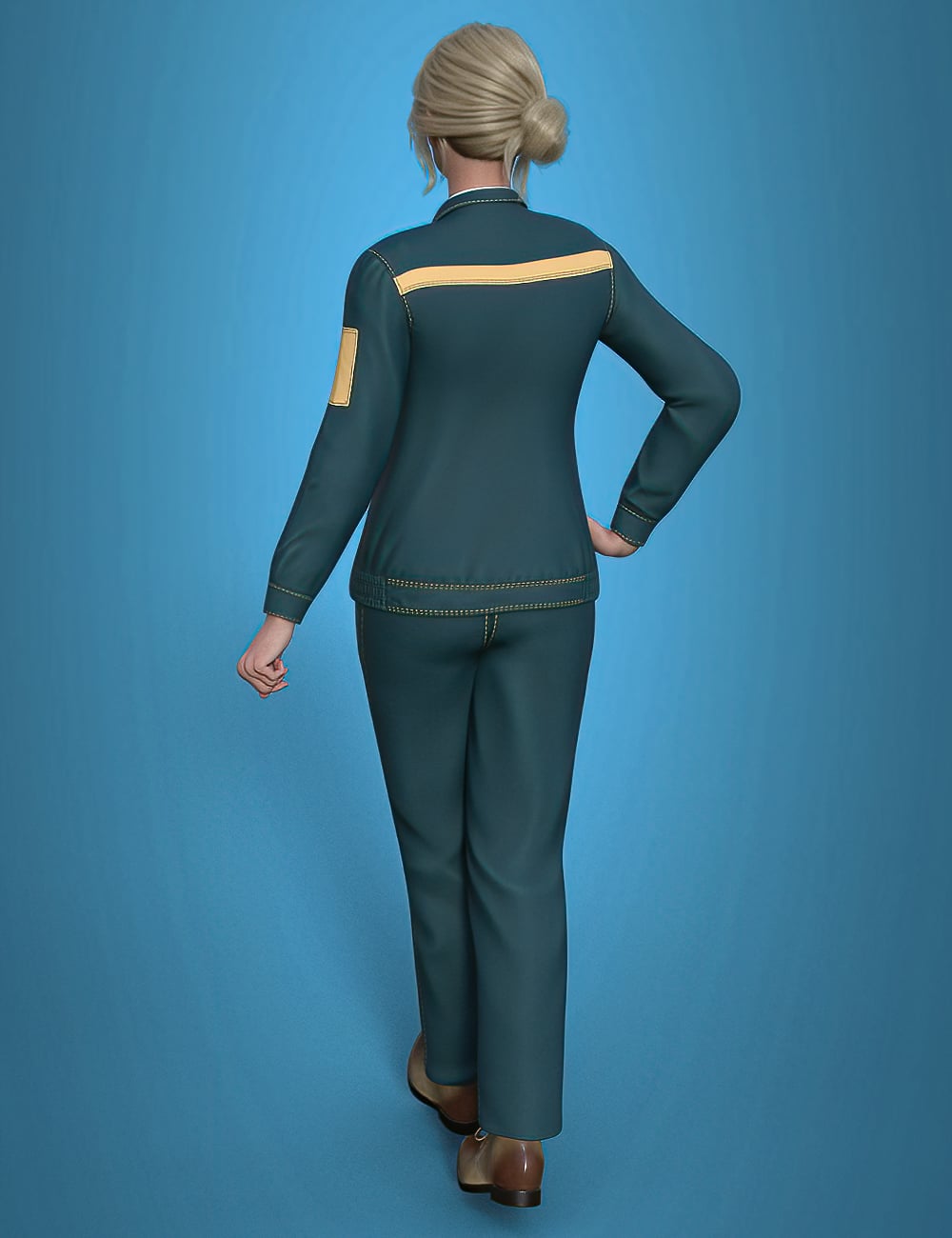 Engineer Uniform Outfit for Genesis 9 | Daz 3D
