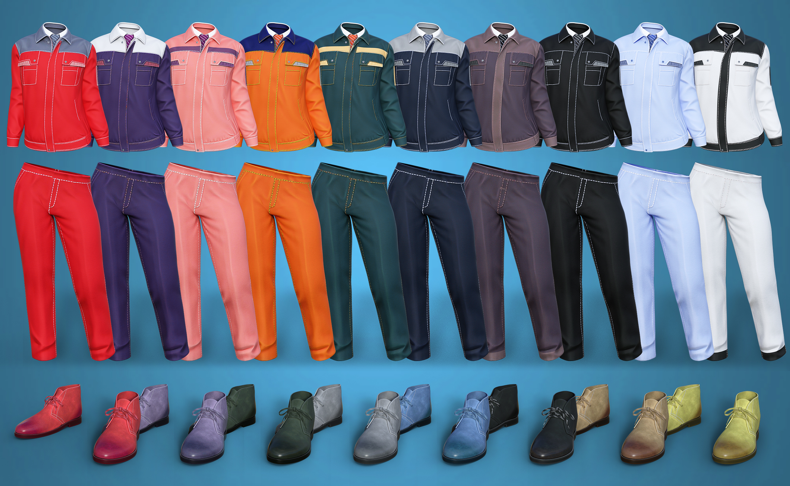 Engineer Uniform Outfit for Genesis 9 | Daz 3D