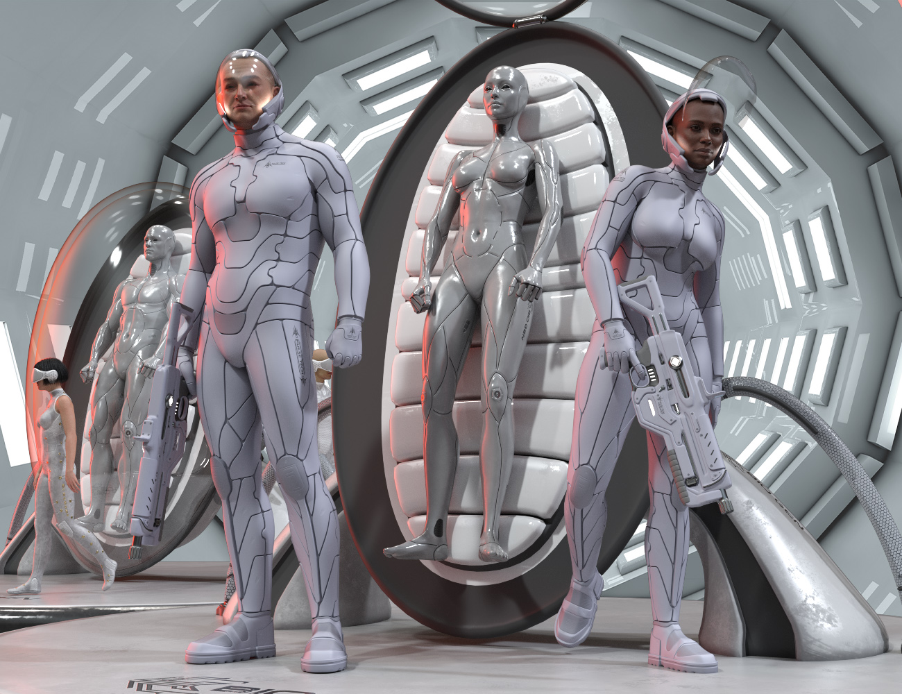 Pulse Suit for Genesis 9 | Daz 3D