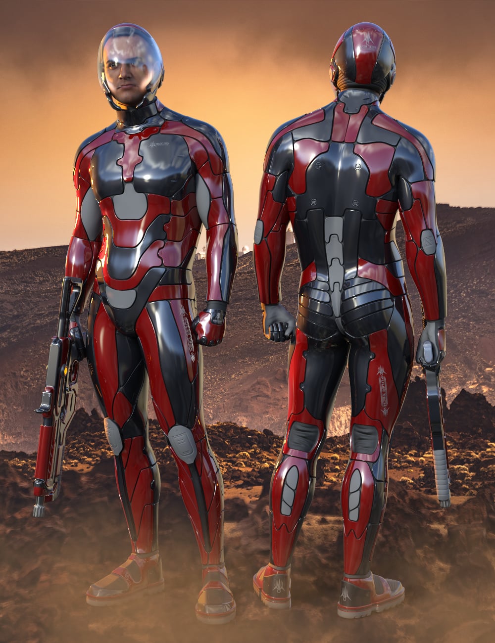 Pulse Suit for Genesis 9 | Daz 3D