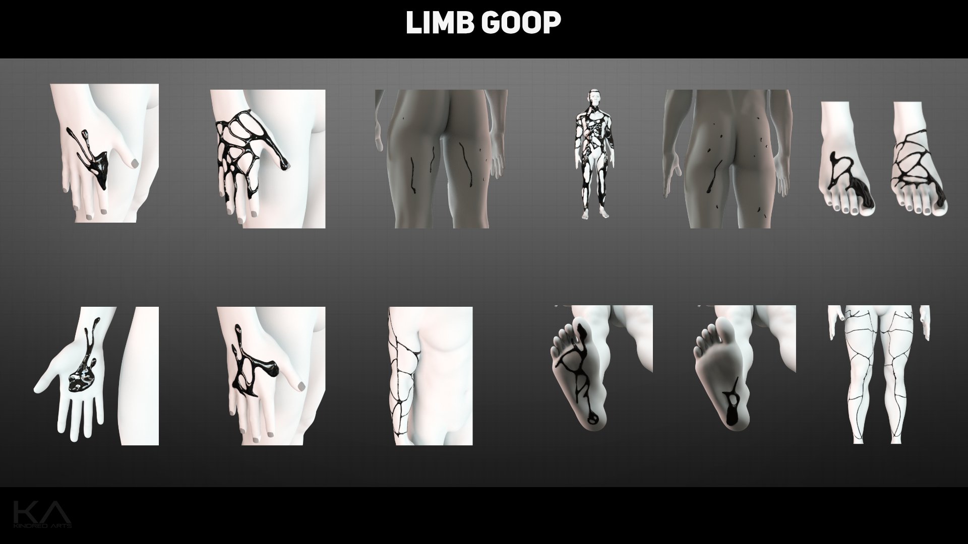 Goop and Slime for Genesis 9 | Daz 3D