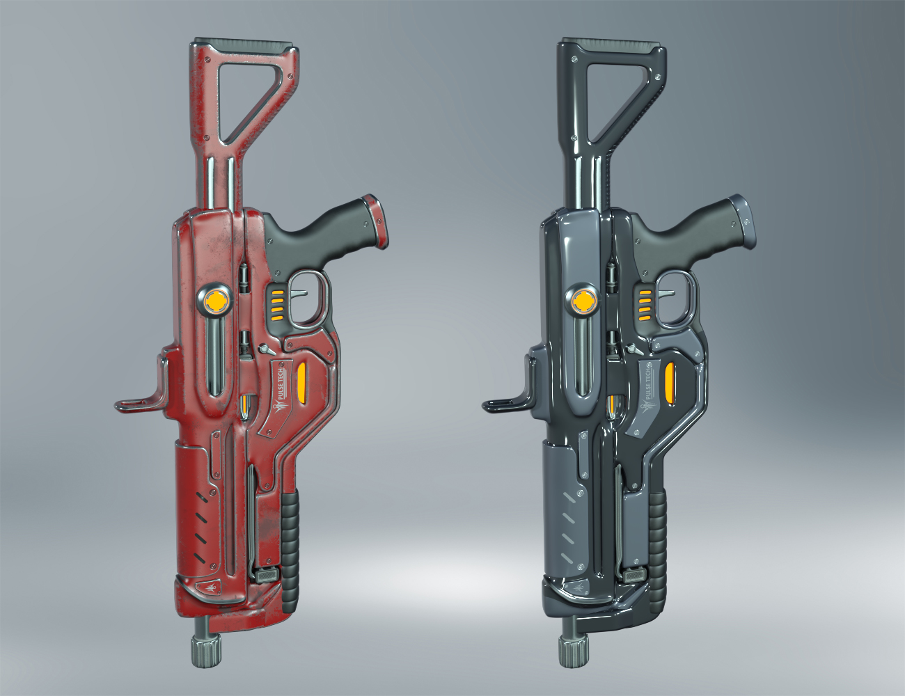 Pulse Gun for Genesis 9 | Daz 3D