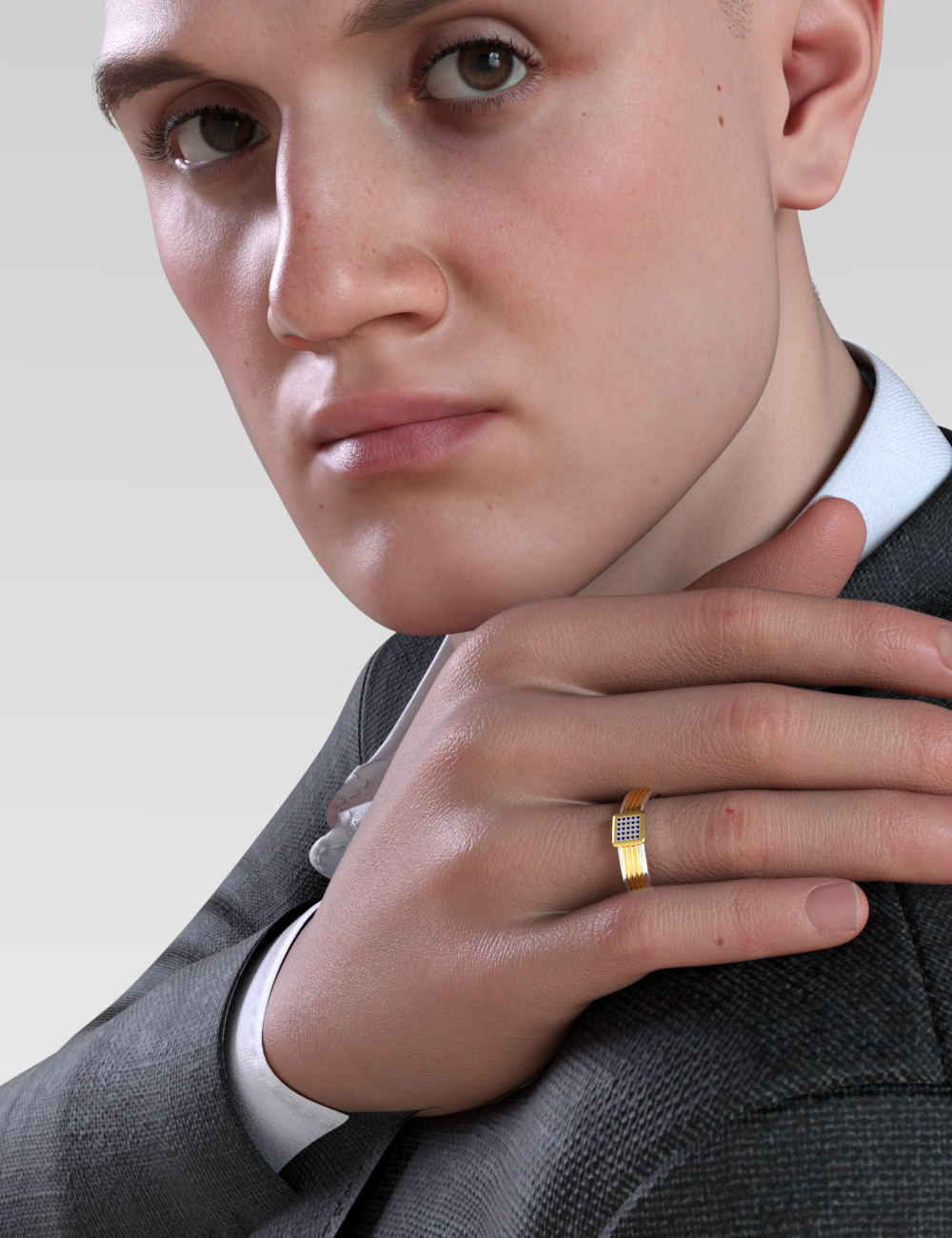 Modern Style Rings for Genesis 9 | Daz 3D