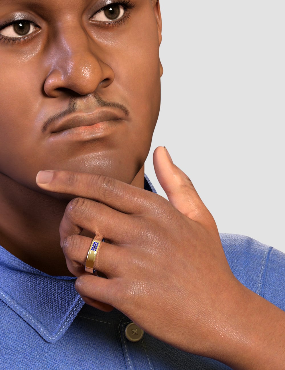 Modern Style Rings for Genesis 9 | Daz 3D