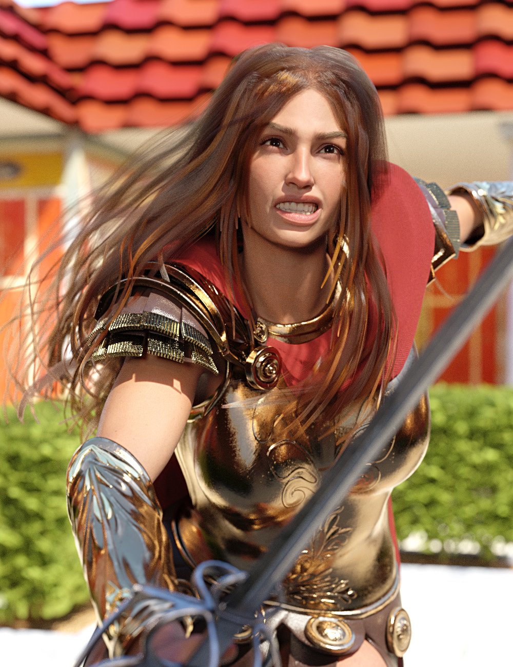 dForce Fantasy Long Hair for Genesis 9 | Daz 3D