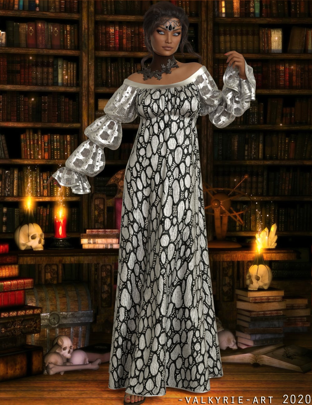 InStyle - dForce - Mameluke Gown for G8F | Daz 3D