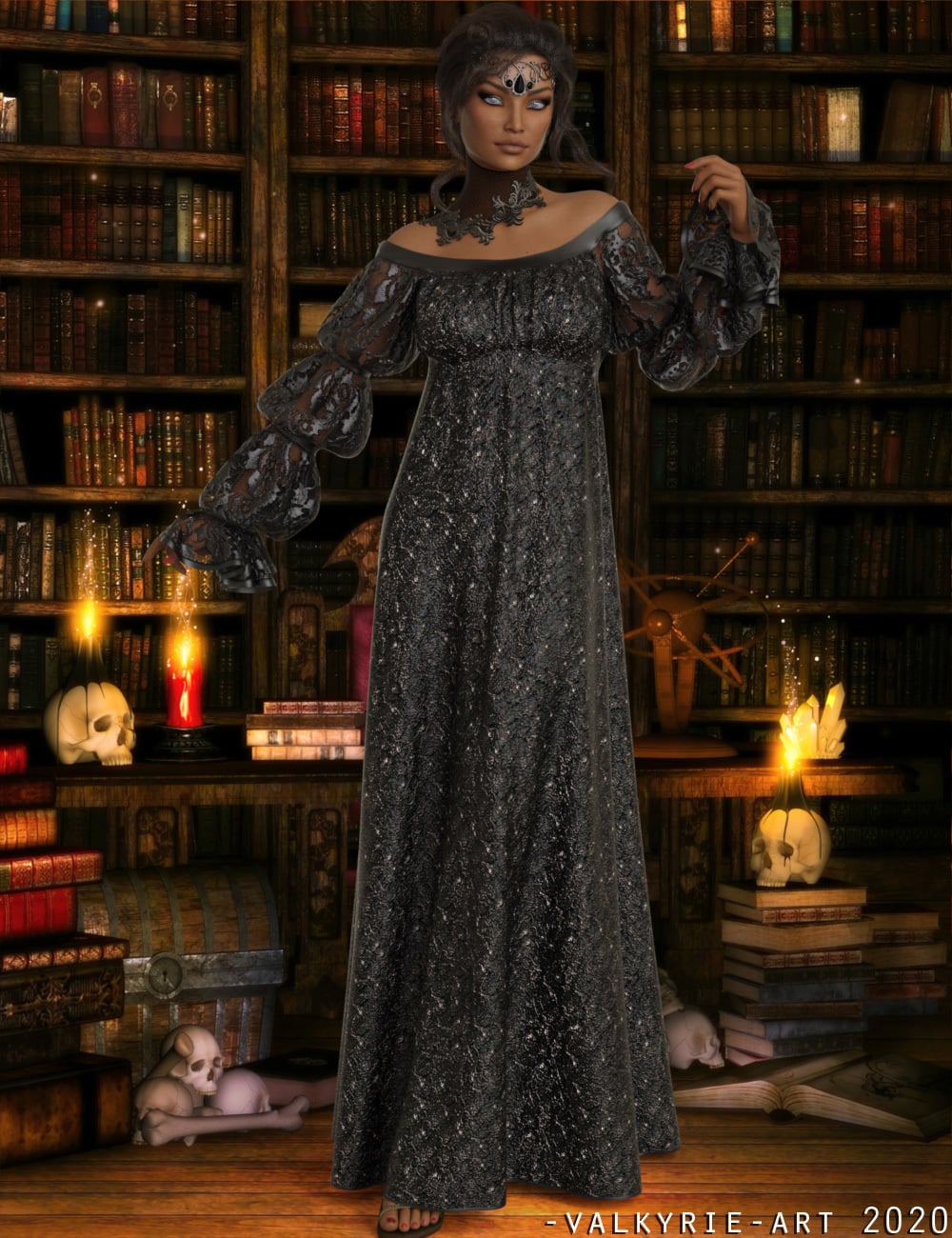 InStyle - dForce - Mameluke Gown for G8F | Daz 3D