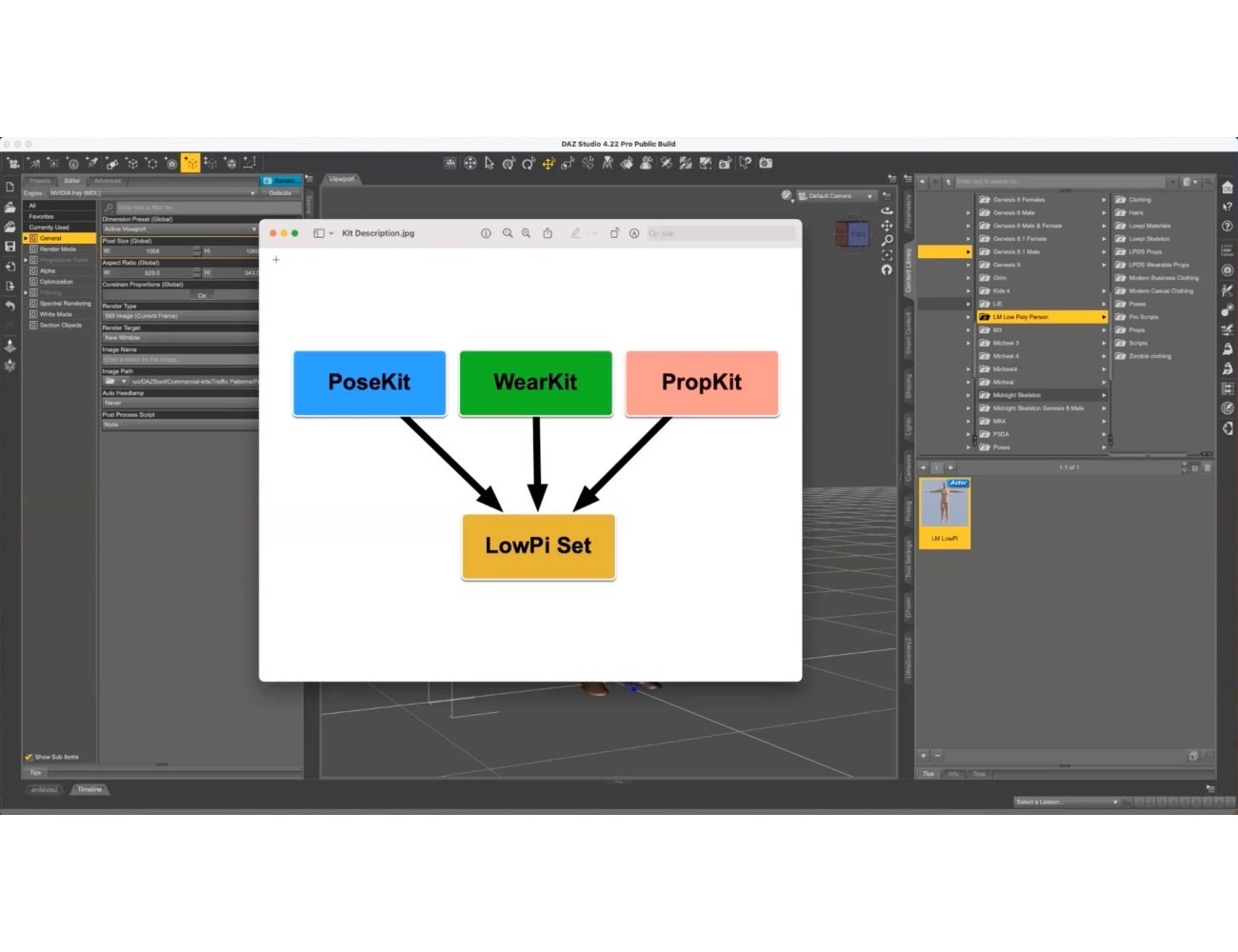 The Ultimate Guide to Building Low Poly Figure Scenes | Daz 3D