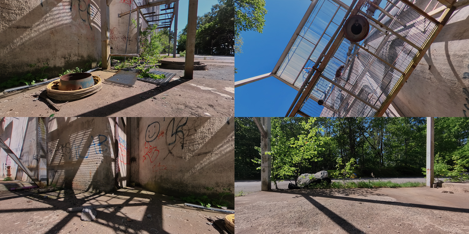 3-in-1 Bundle Low Cam HDRIs Industrial Graffiti | Daz 3D
