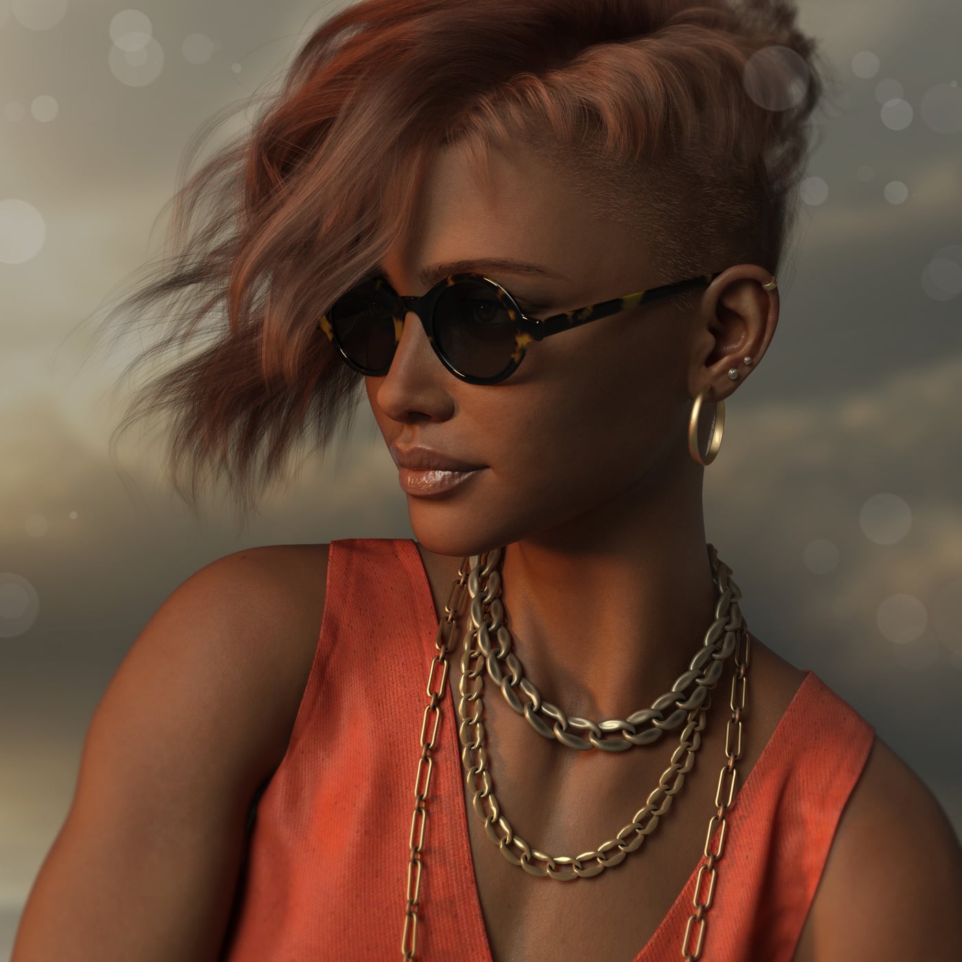 FK dForce Luxe Chains for Genesis 8, 8.1 and 9 BUNDLE | Daz 3D