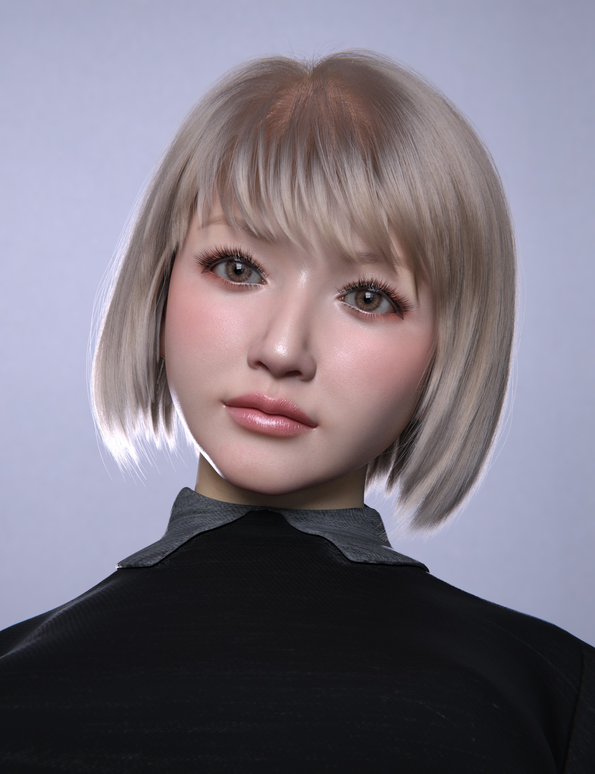 dForce AK Student Bob Hair for Genesis 9, 8, and 8.1 Female | Daz 3D