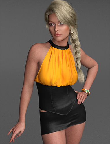 dForce Bailey Dress for Genesis 9 | Daz 3D