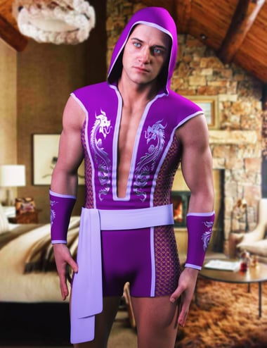 JMR dForce Naughty Ninja Outfit for Genesis 9 | Daz 3D