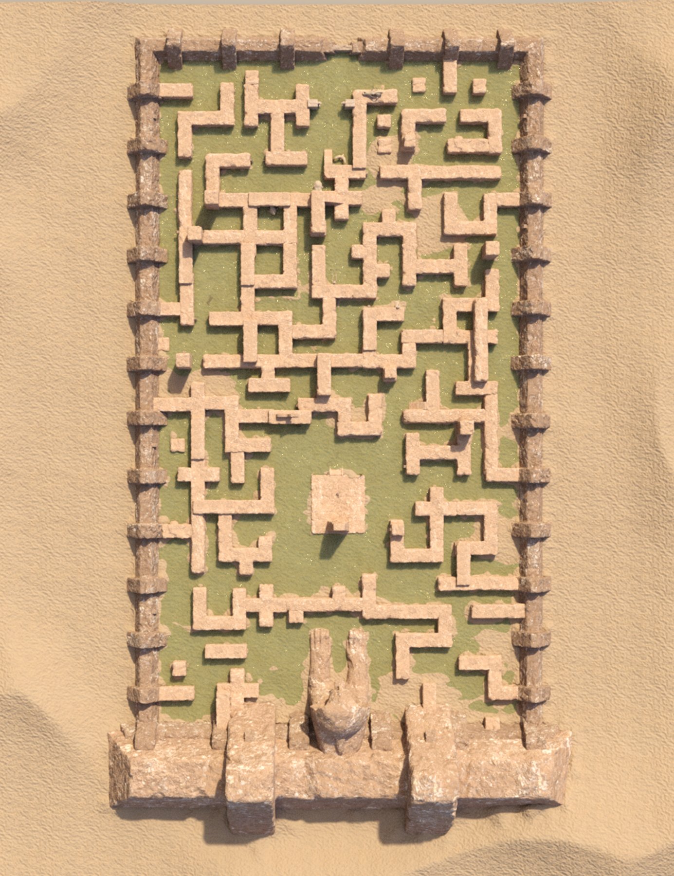 Ancient Labyrinth - Huge Environment for Daz Studio | Daz 3D