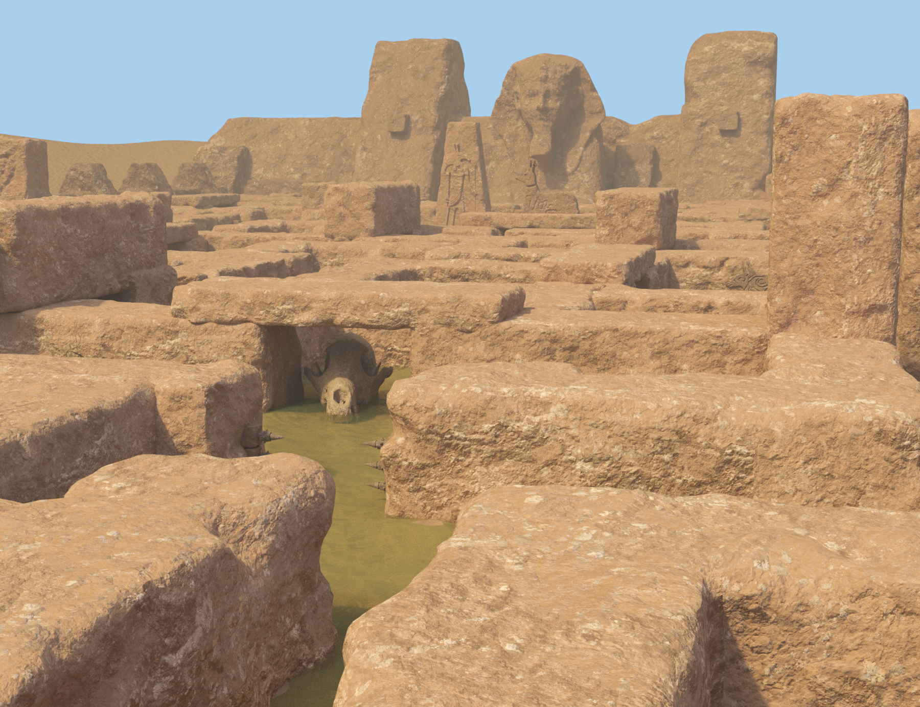 Ancient Labyrinth - Huge Environment for Daz Studio | Daz 3D