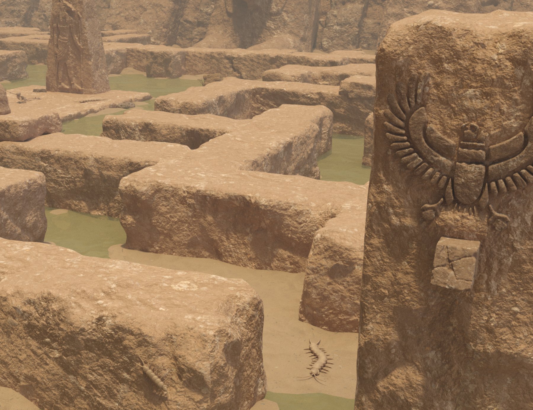 Ancient Labyrinth - Huge Environment for Daz Studio | Daz 3D