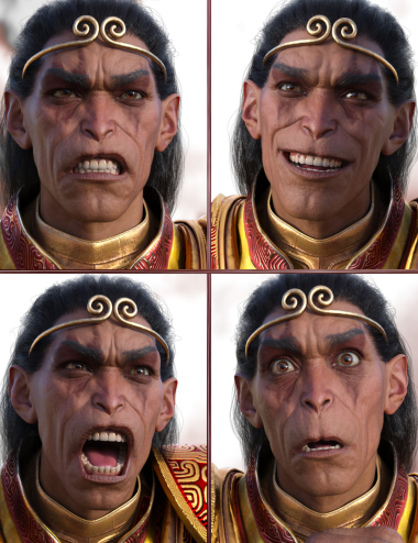 JW Jungle King Expressions for Wukong 9 | Daz 3D