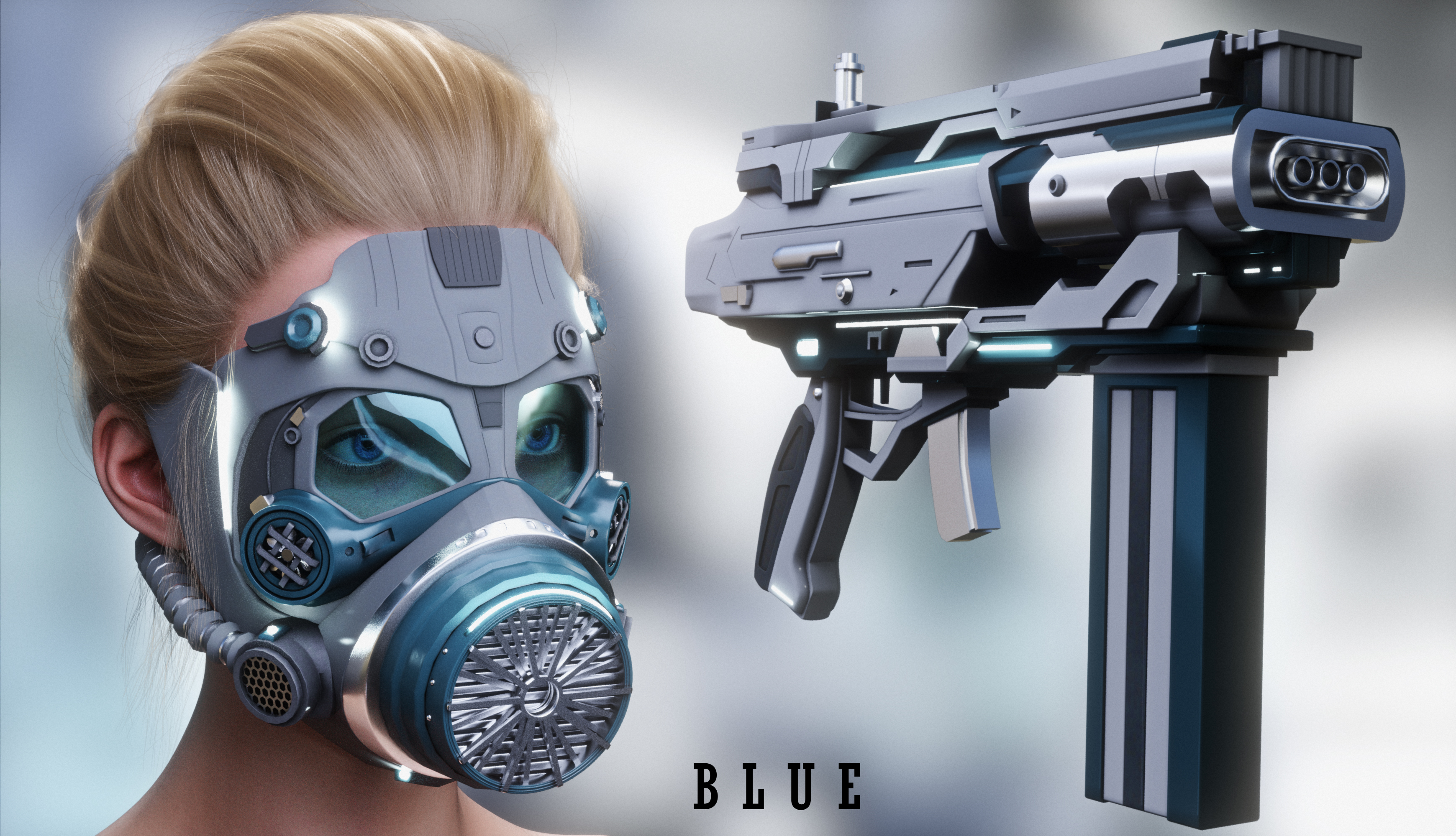 NextGen CyberGuard Duo | Daz 3D
