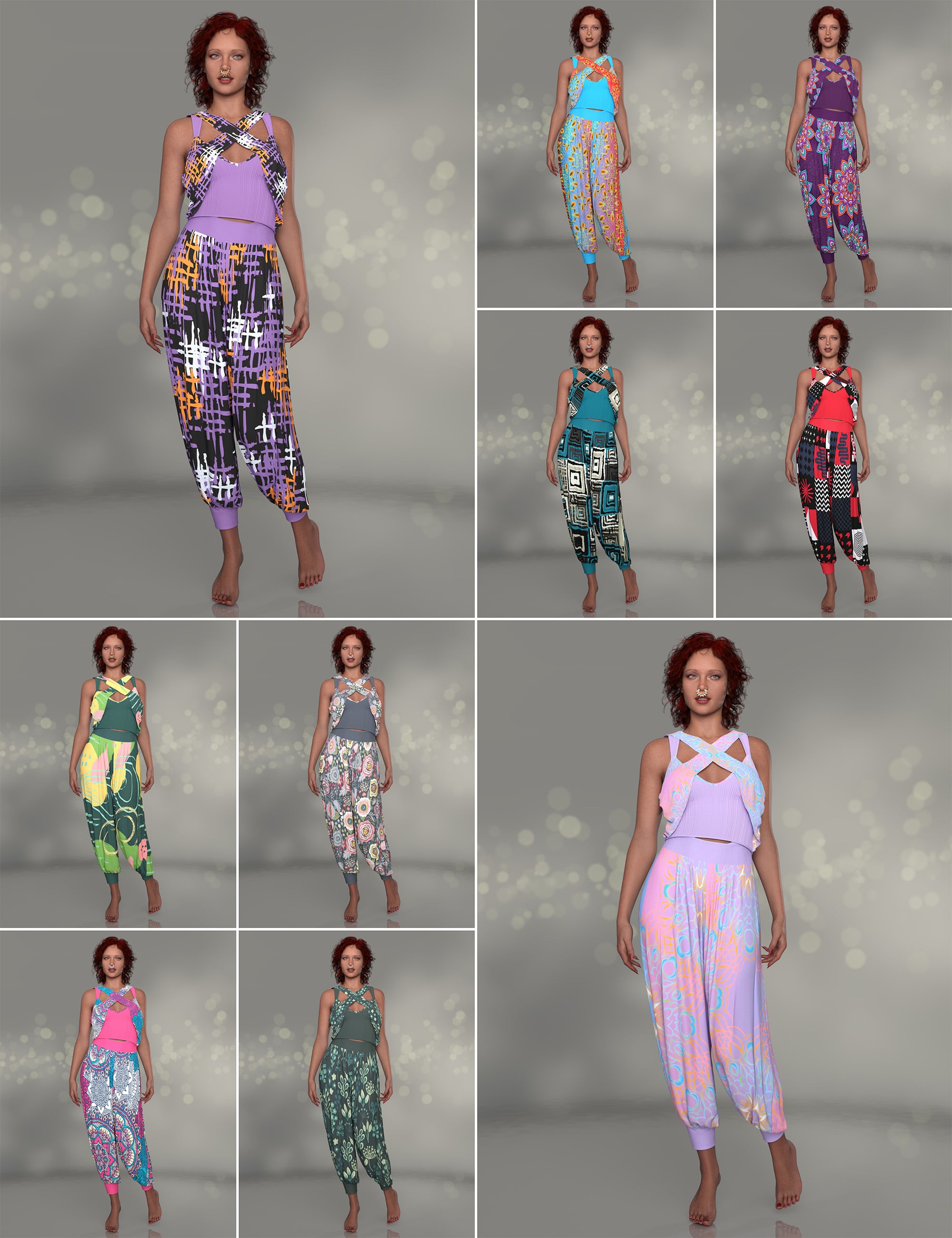 dForce Ena Outfit for Genesis 9 | Daz 3D