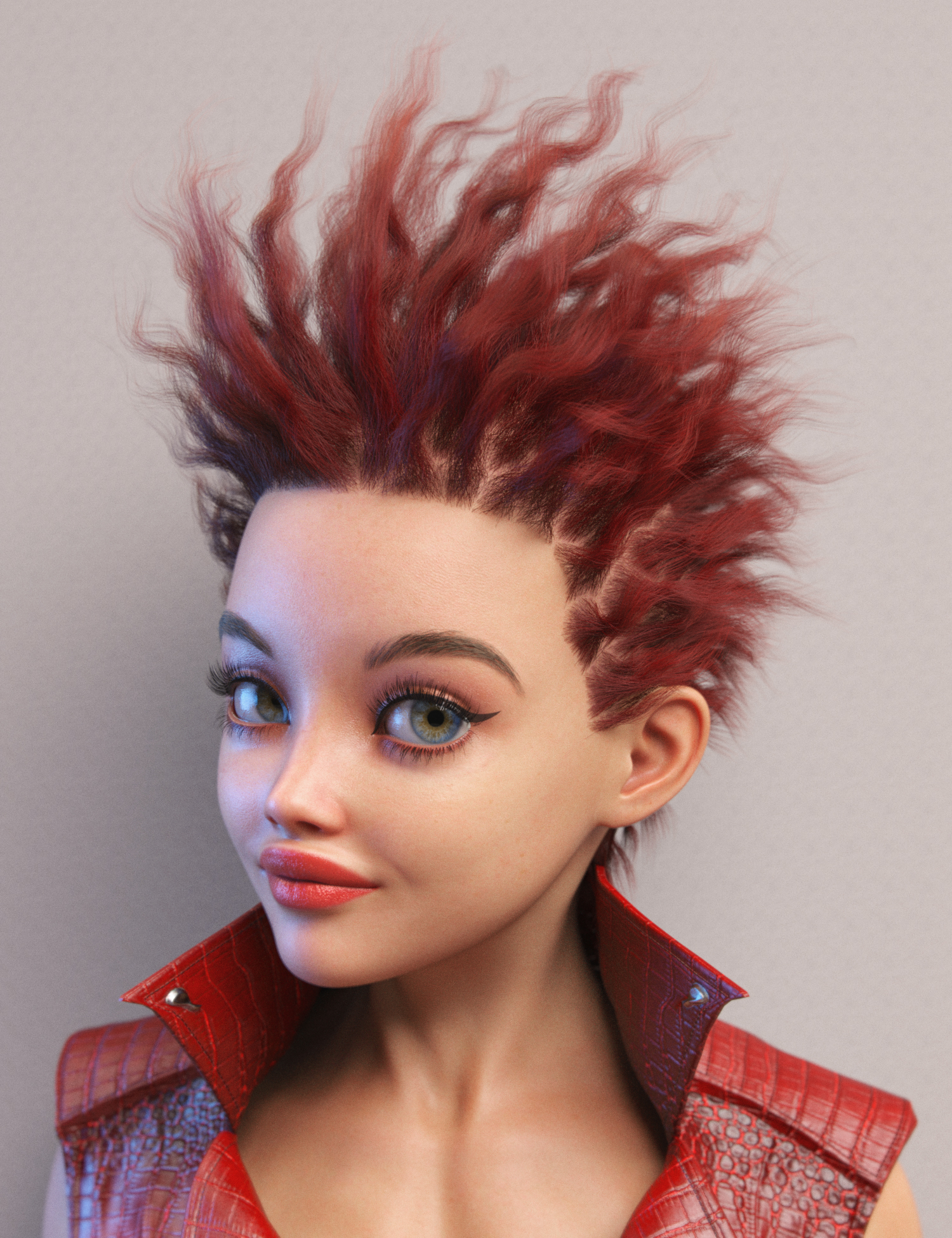 LI Sonic-Wave Hair for Genesis 9 | Daz 3D