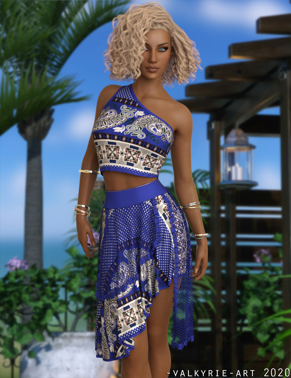 InStyle - JMR dForce Riane Outfit for G8F | Daz 3D
