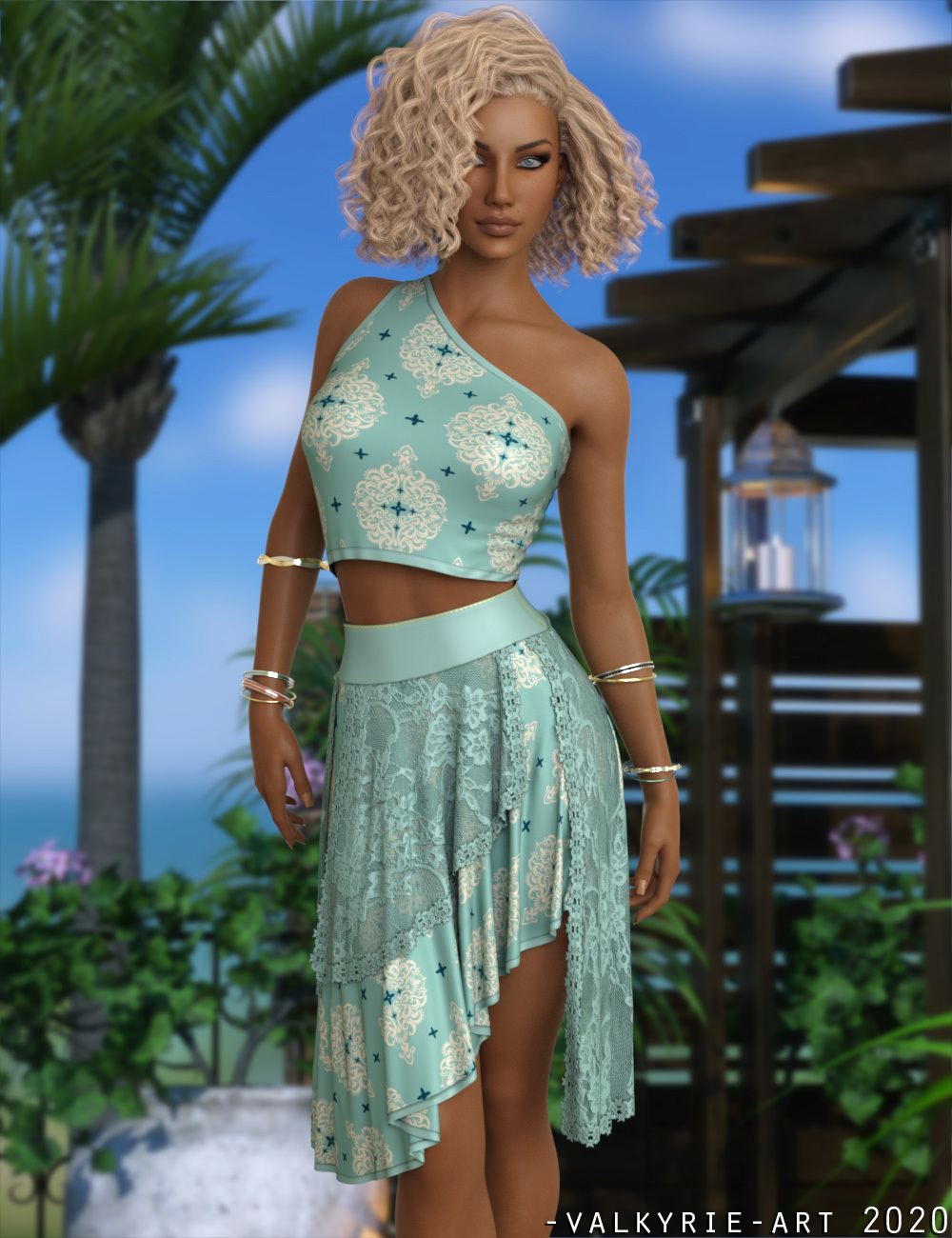 InStyle - JMR dForce Riane Outfit for G8F | Daz 3D