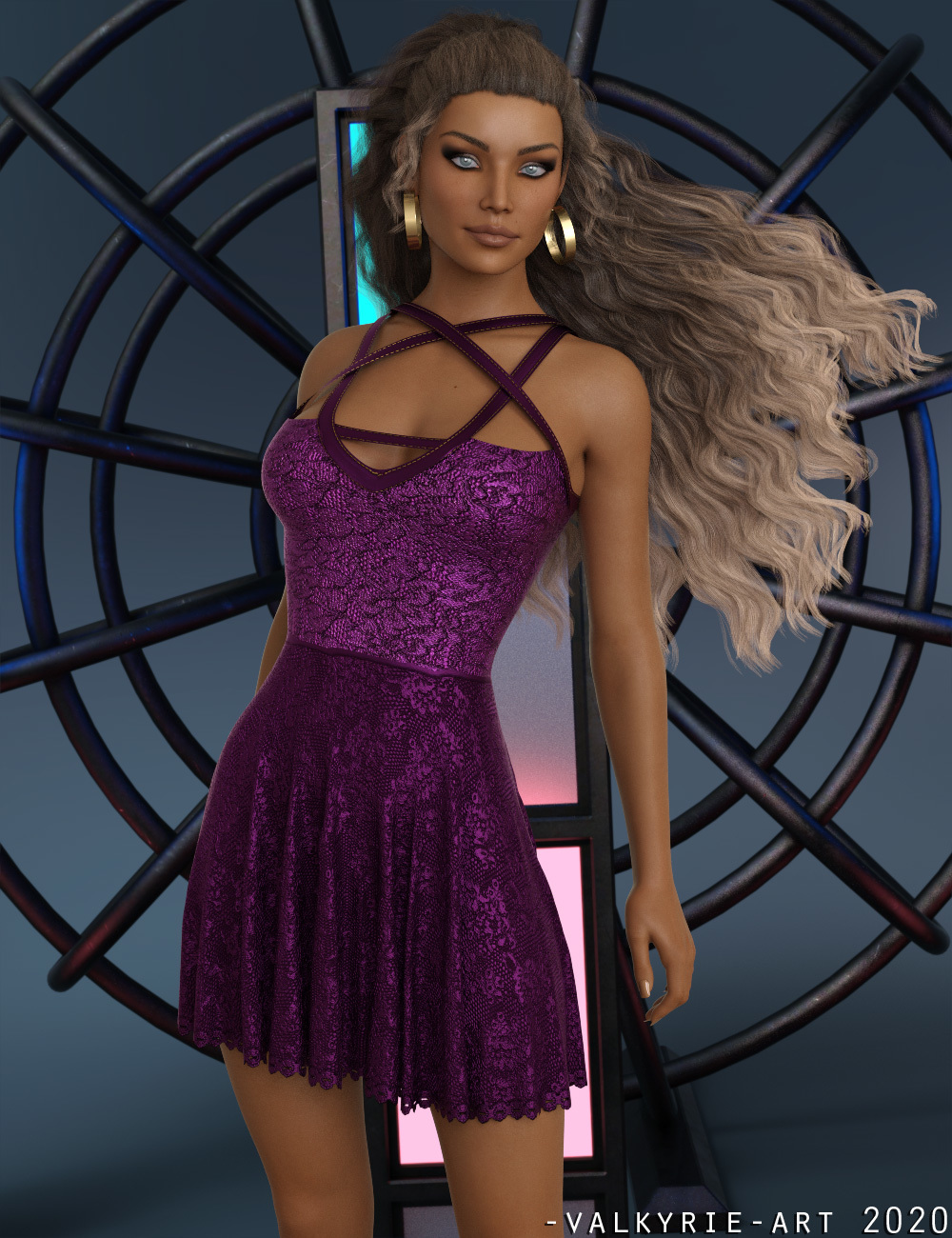 InStyle - JMR dForce Torri Short Dress for G8F | Daz 3D