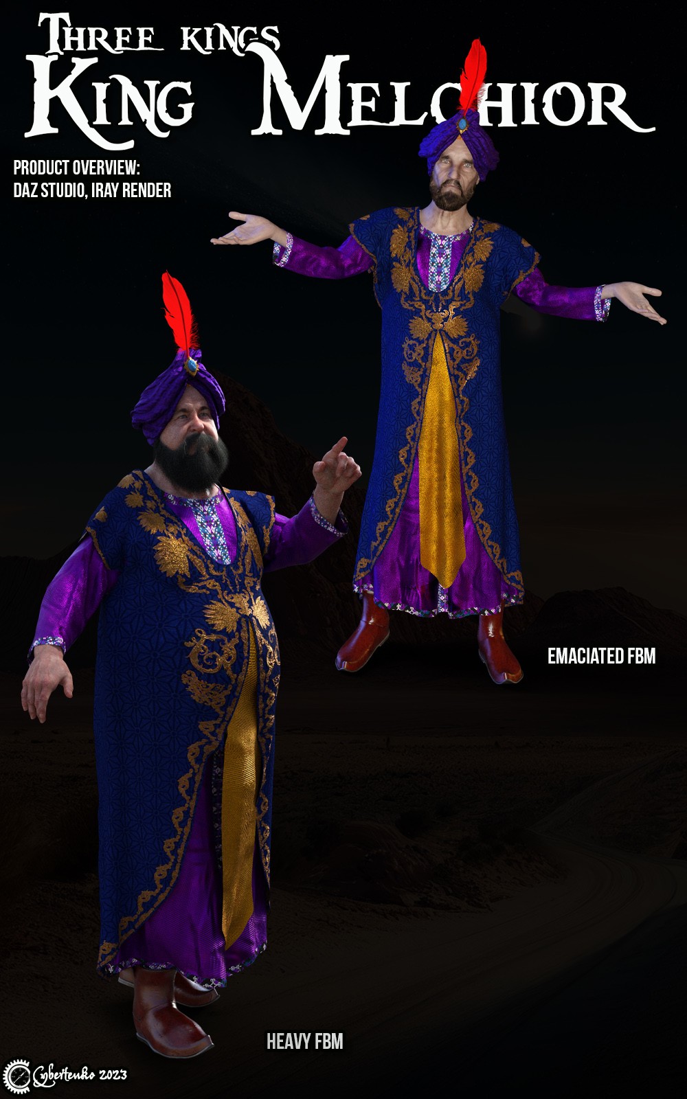 Three Kings - King Melchior | Daz 3D
