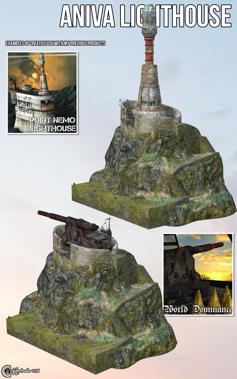 Aniva Lighthouse | Daz 3D