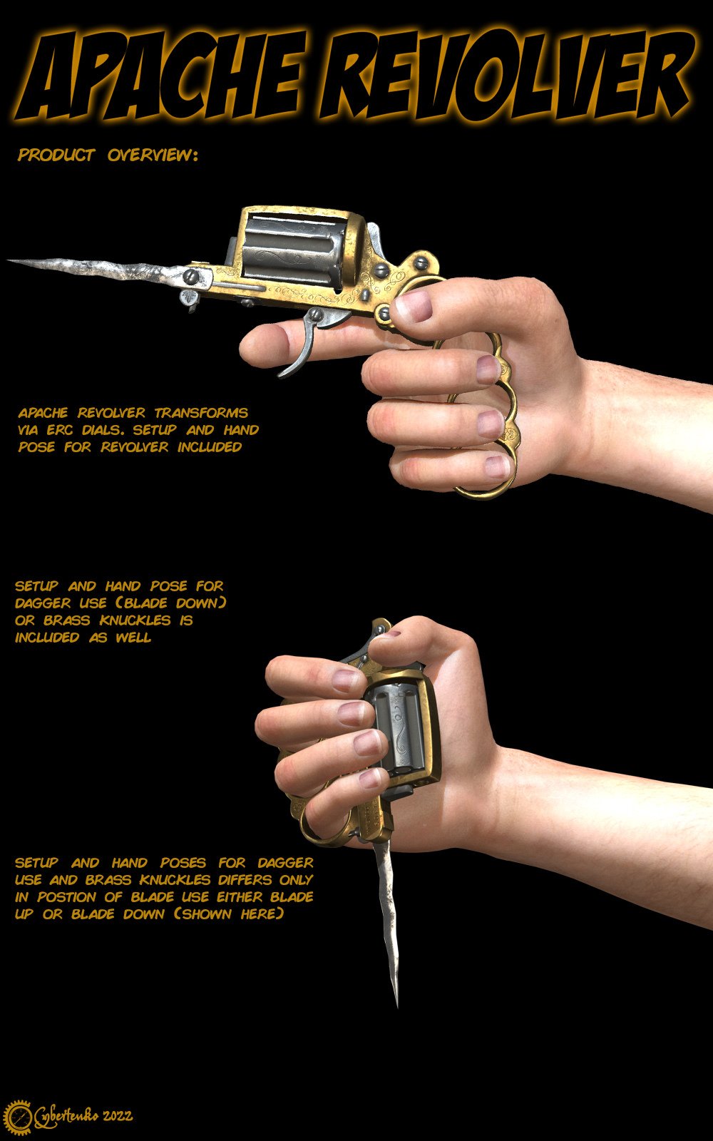 Apache Revolver | Daz 3D