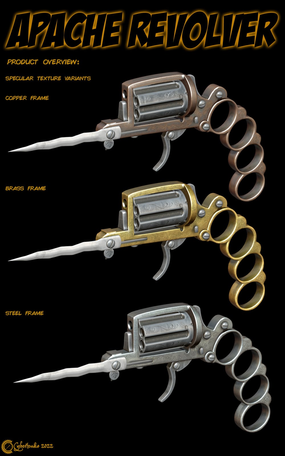 Apache Revolver | Daz 3D