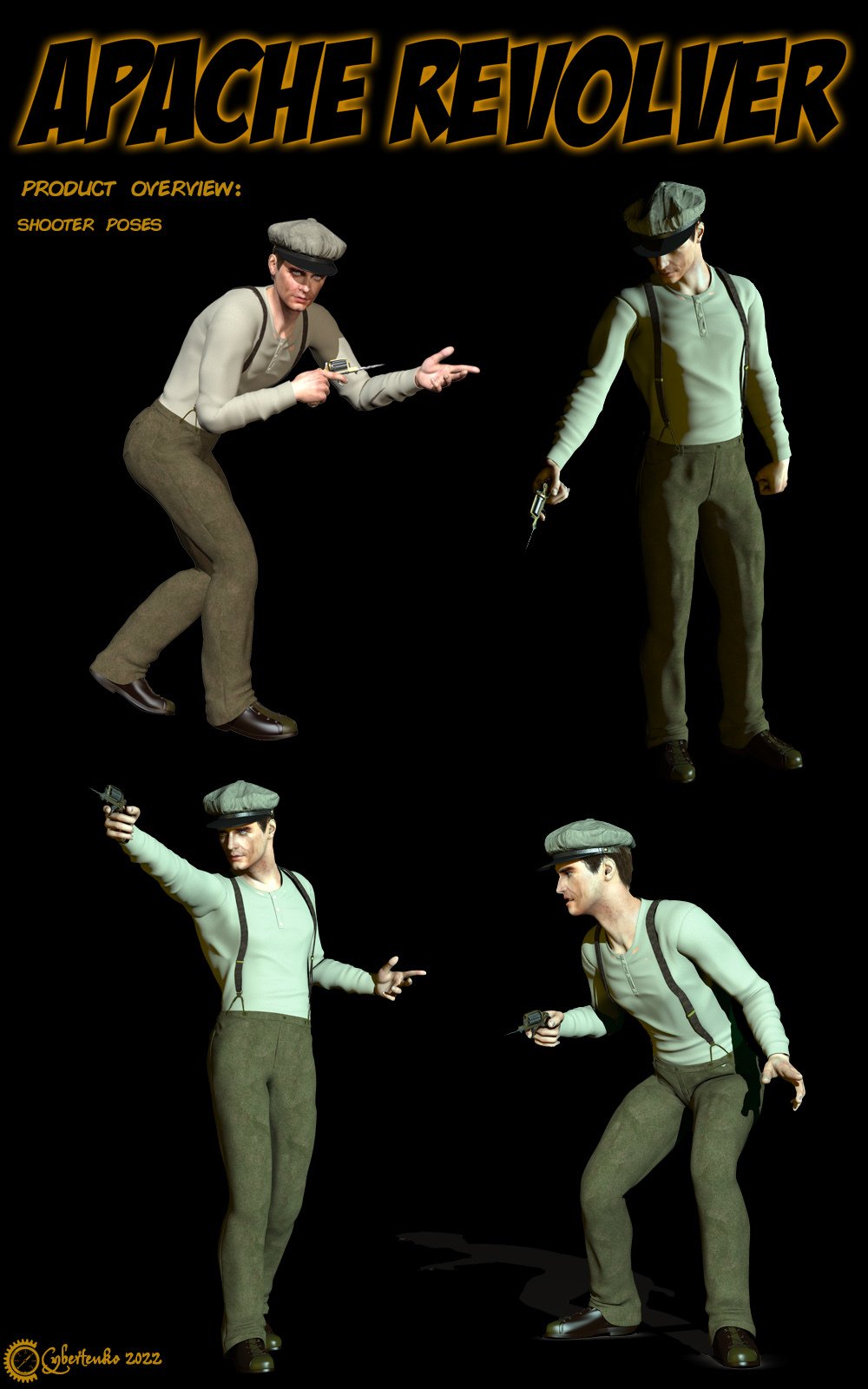 Apache Revolver | Daz 3D