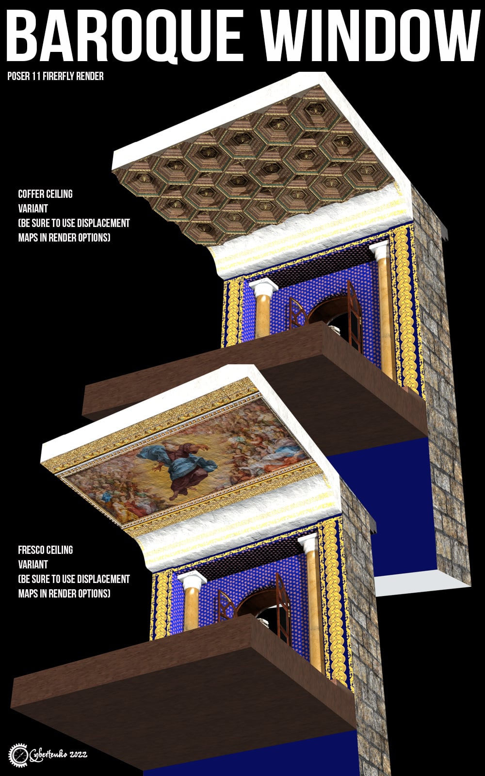 Baroque Window | Daz 3D