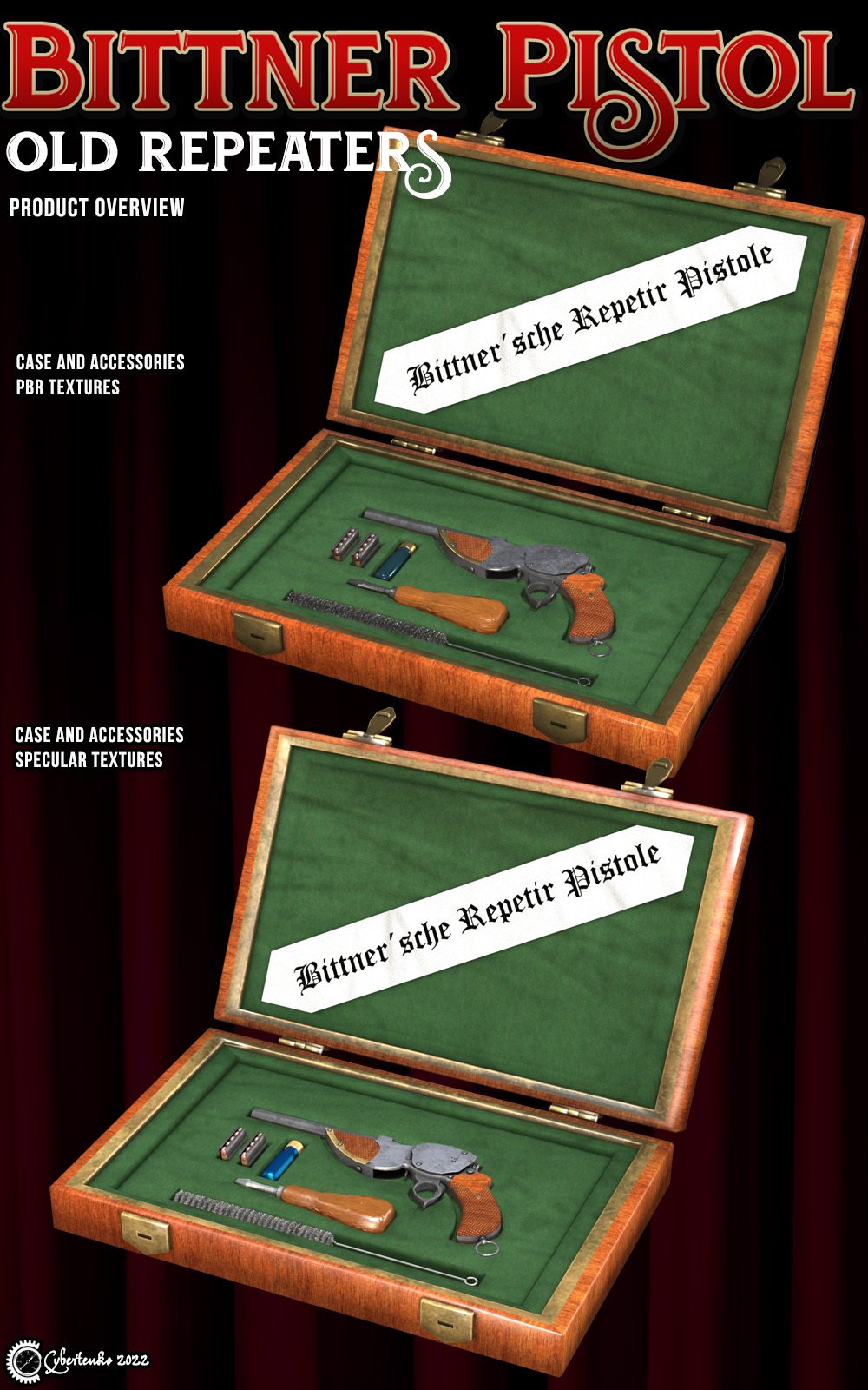 Bittner Pistol - Old Repeaters | Daz 3D