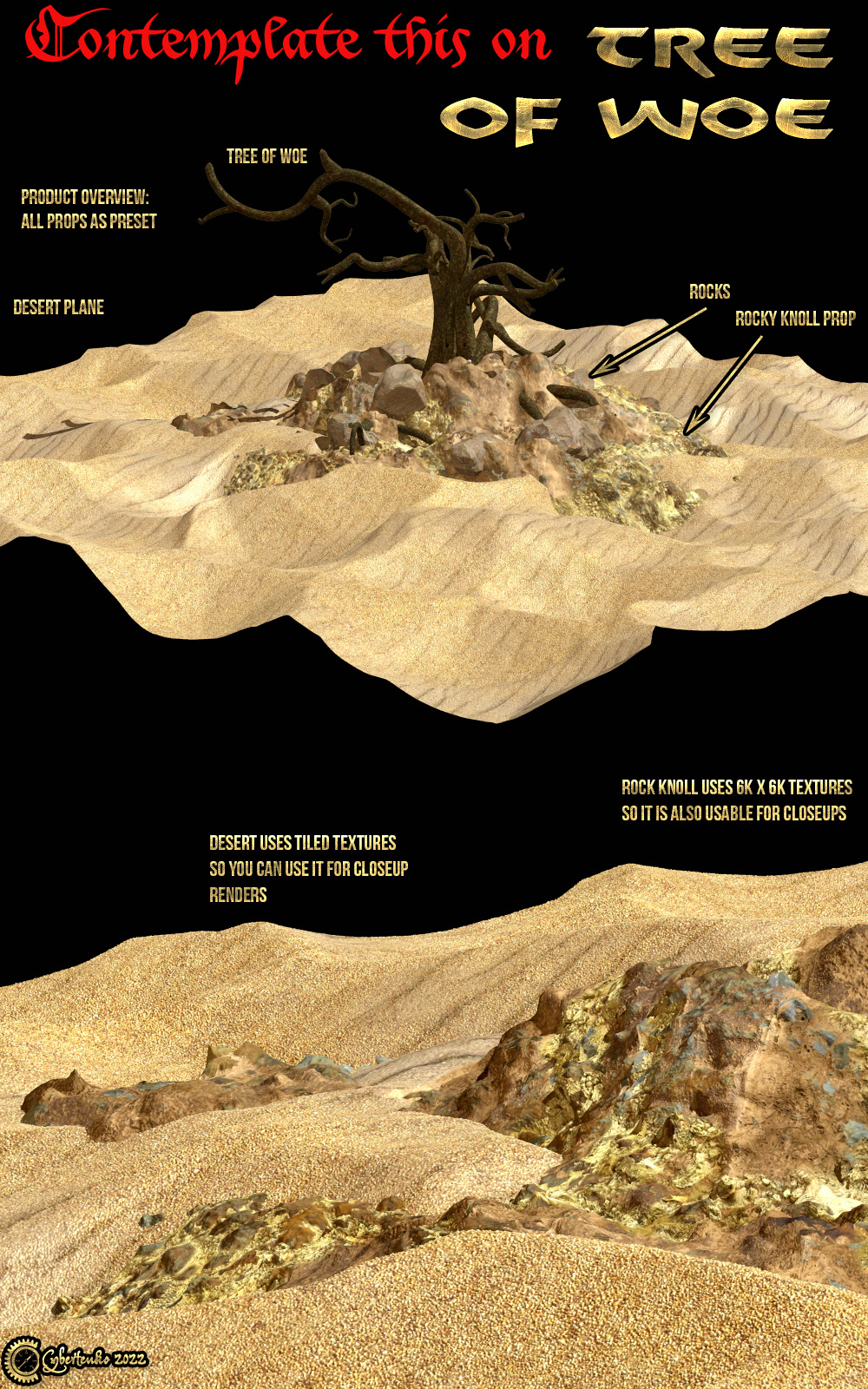 Contemplate This on Tree of Woe | Daz 3D