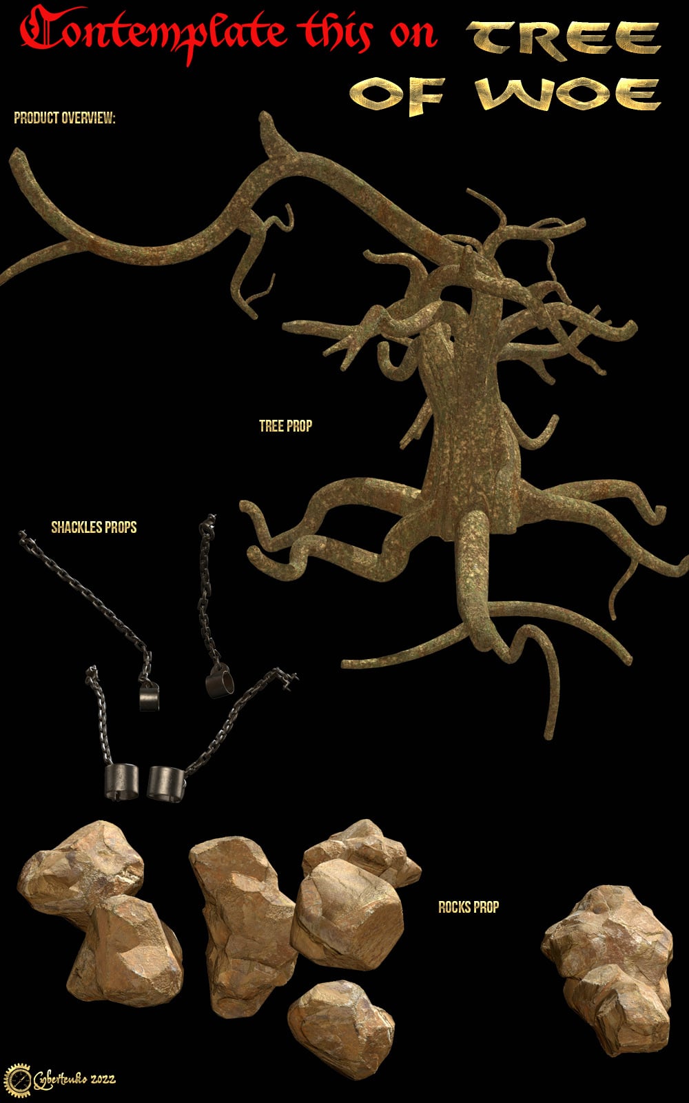 Contemplate This on Tree of Woe | Daz 3D