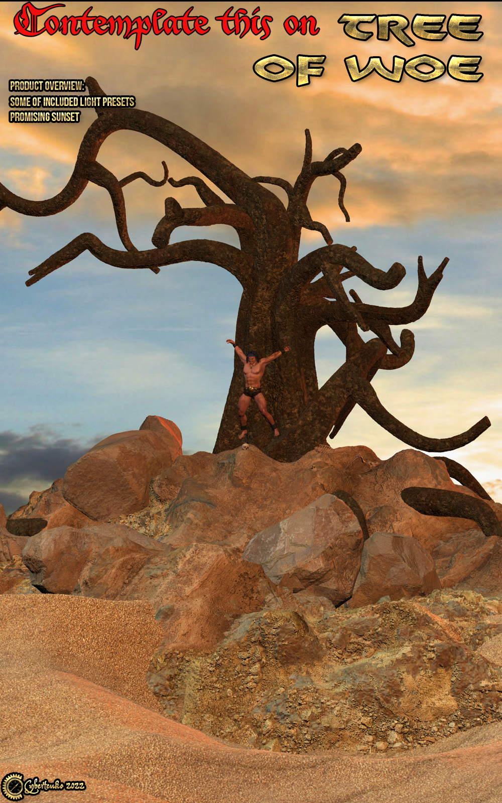 Contemplate This on Tree of Woe | Daz 3D
