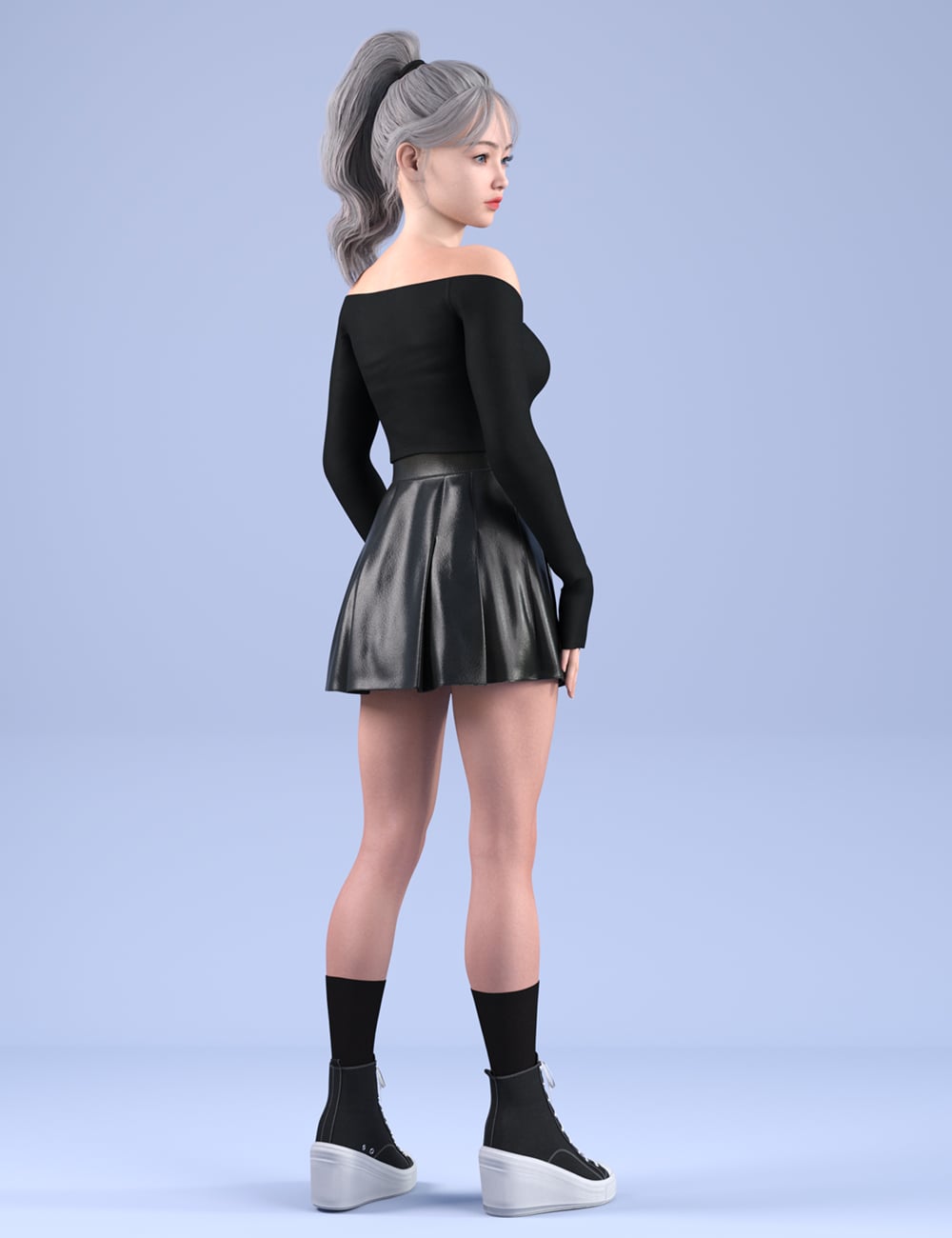 dForce HnC24 Off Shoulder Outfits for Genesis 9 | Daz 3D