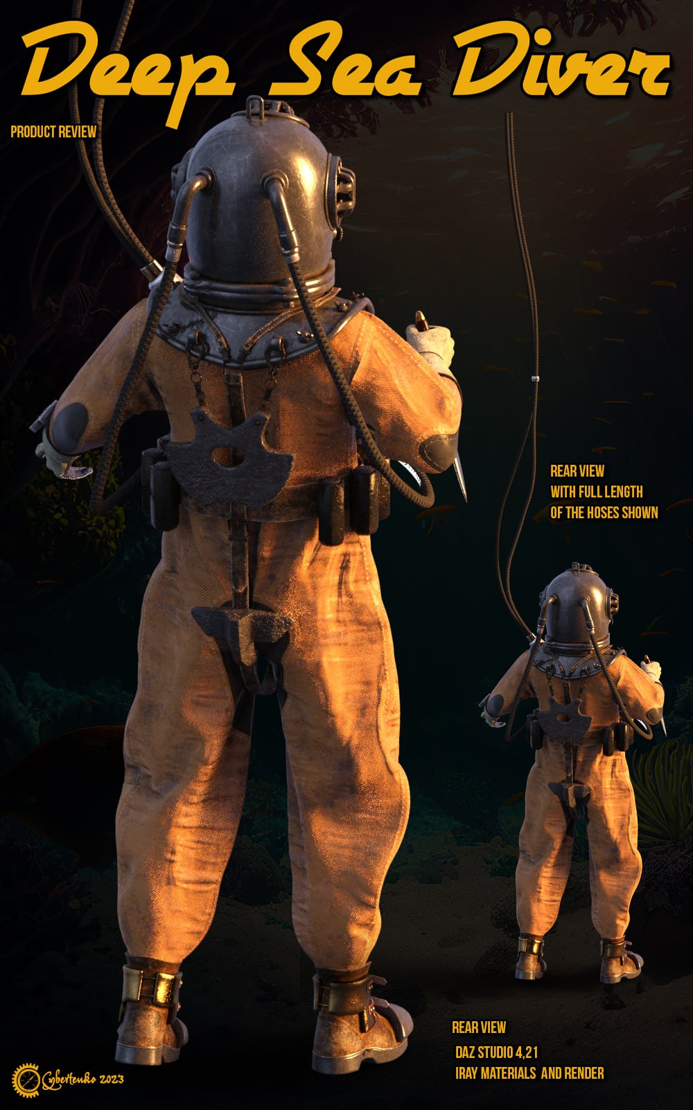 Deep Sea Diver for G8M | Daz 3D