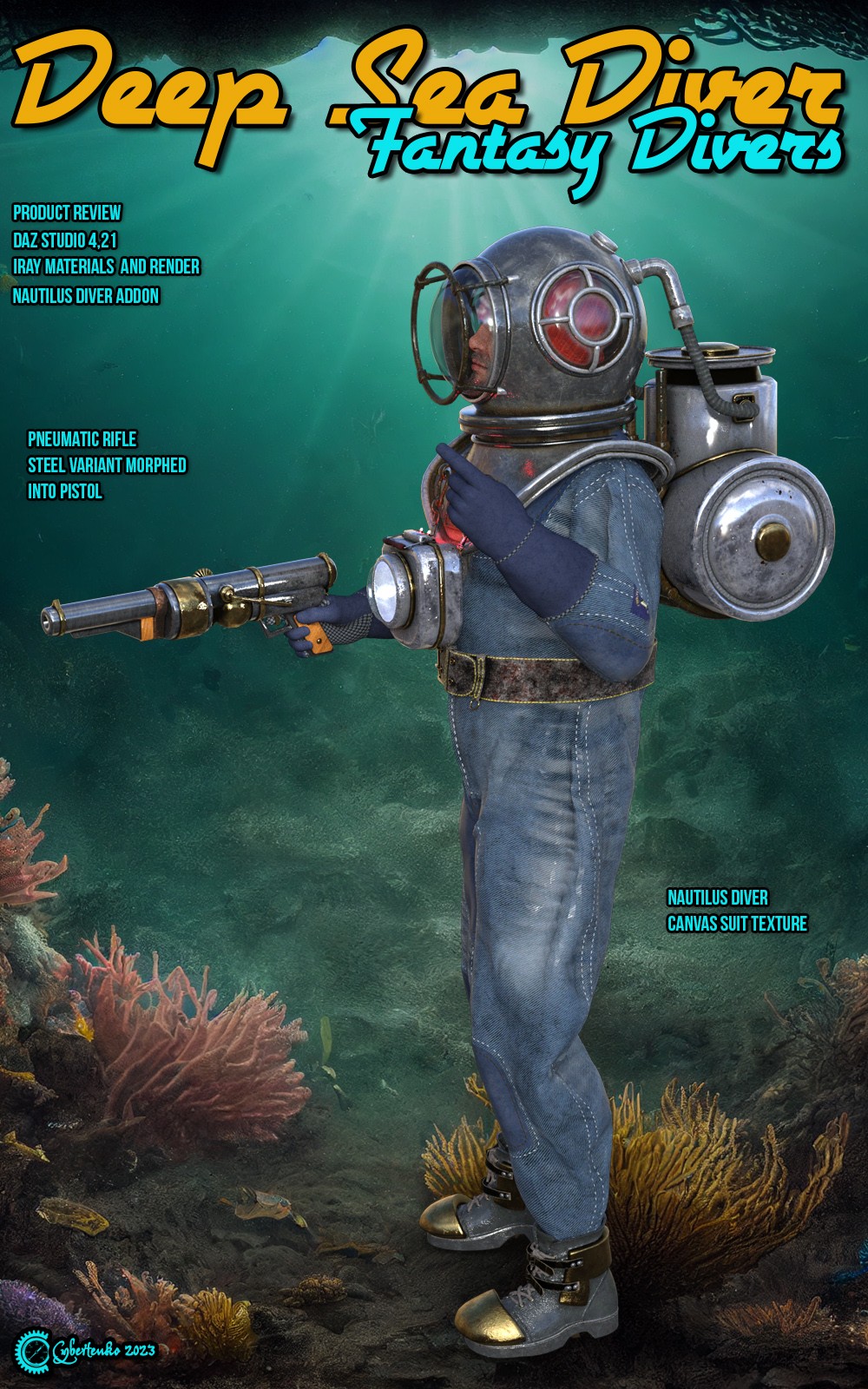 Deep Sea Diver - Fantasy Divers | Daz 3D
