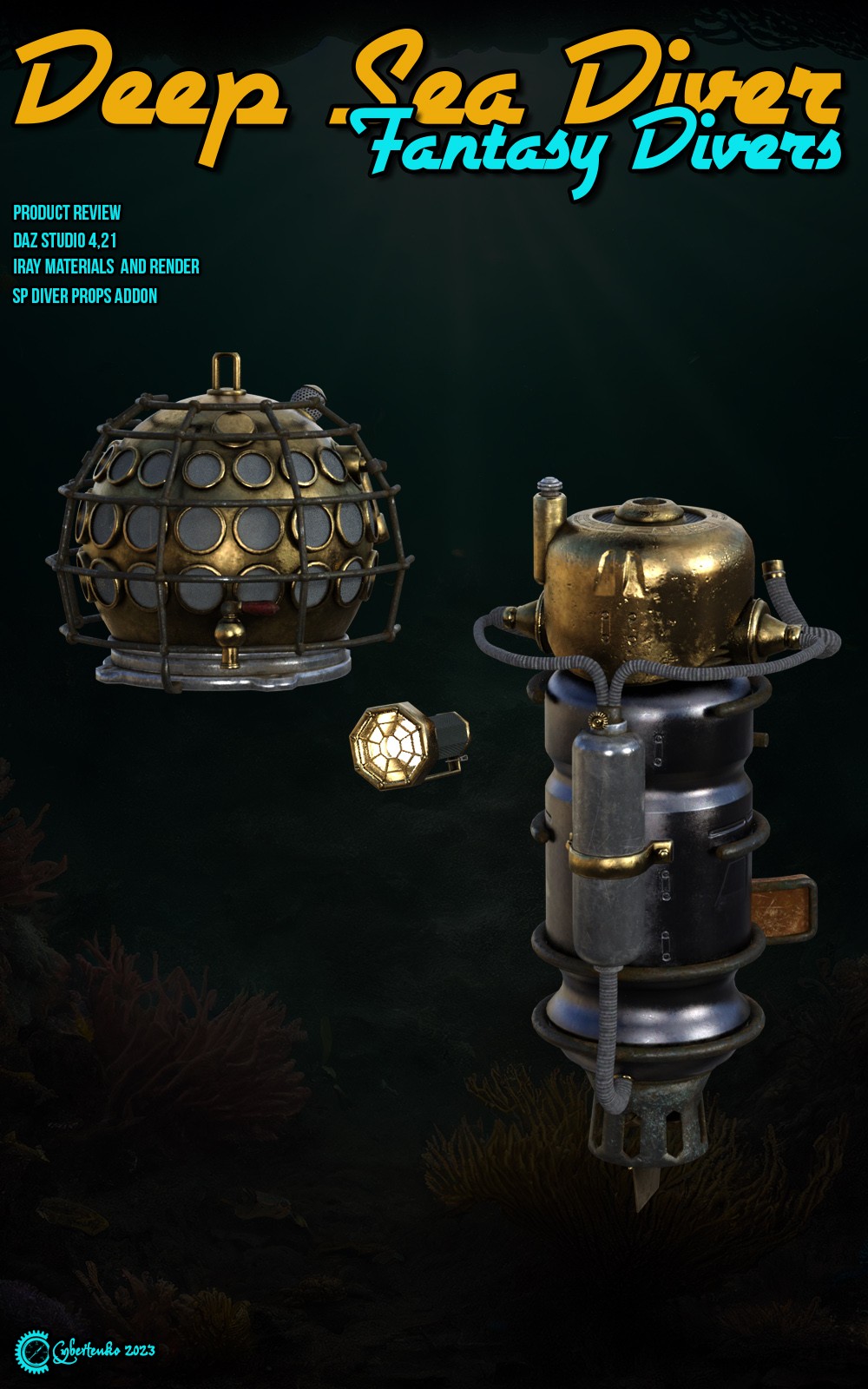 Deep Sea Diver - Fantasy Divers | Daz 3D