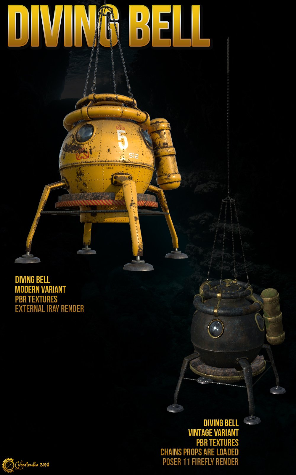 Diving Bell | Daz 3D