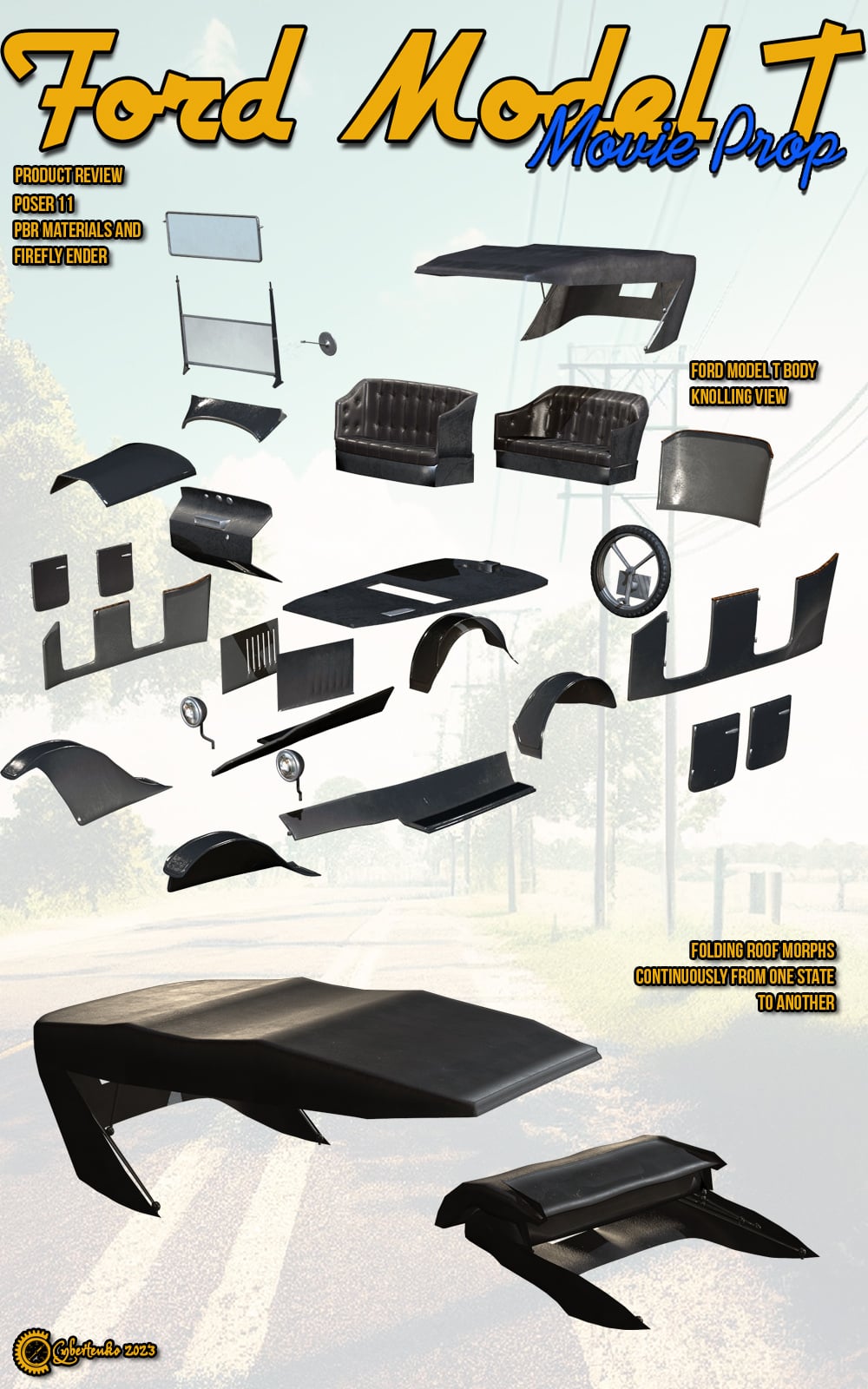 Ford Model T - Movie Prop | Daz 3D