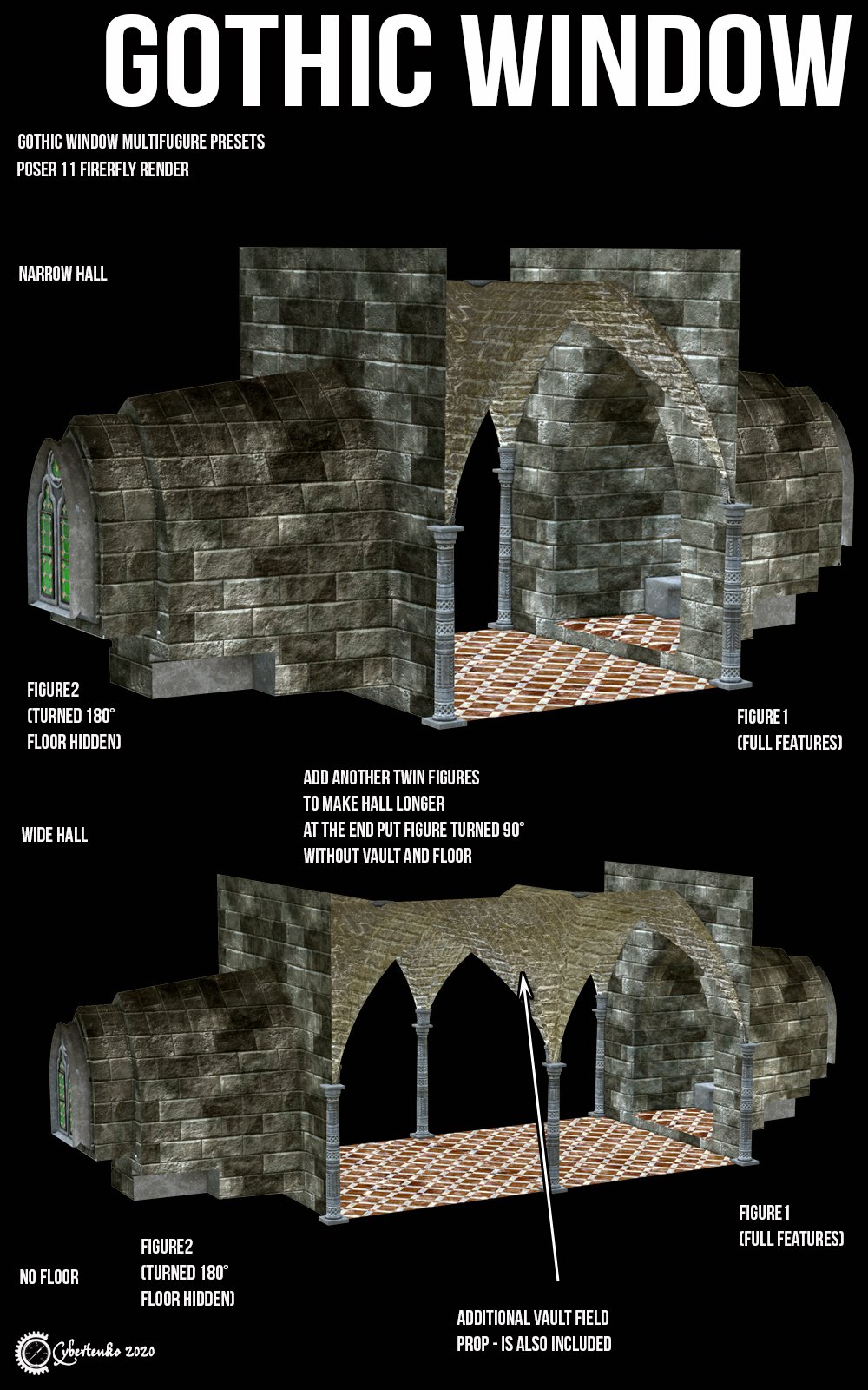 Gothic Window | Daz 3D