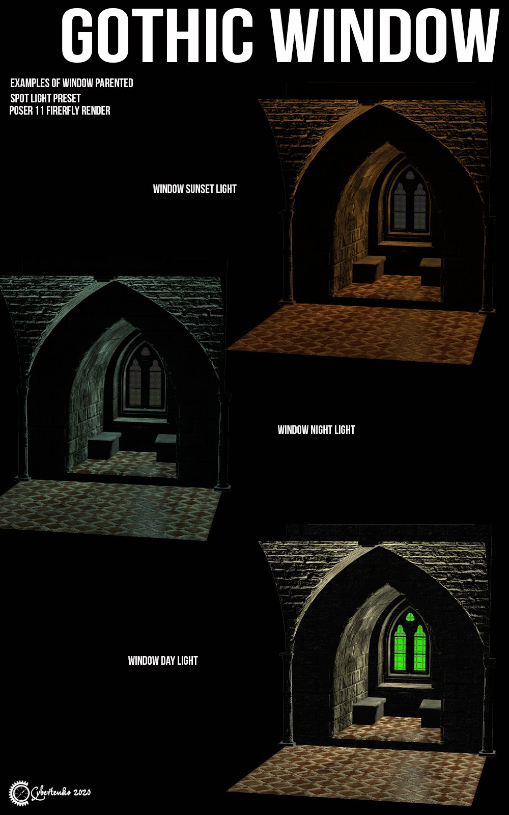 Gothic Window | Daz 3D