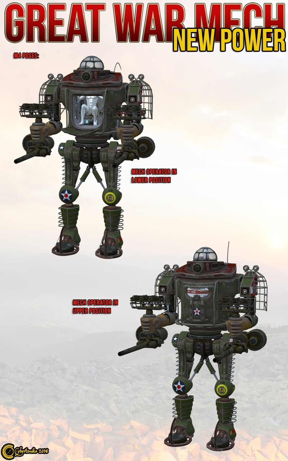 Great War Mech - New Power | Daz 3D