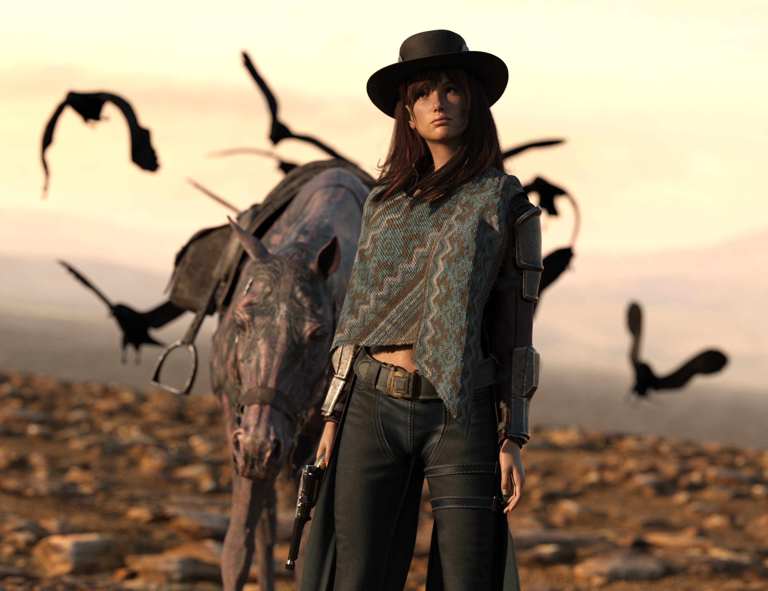 Phx Flynn HD Add On for Genesis 9 Feminine | Daz 3D