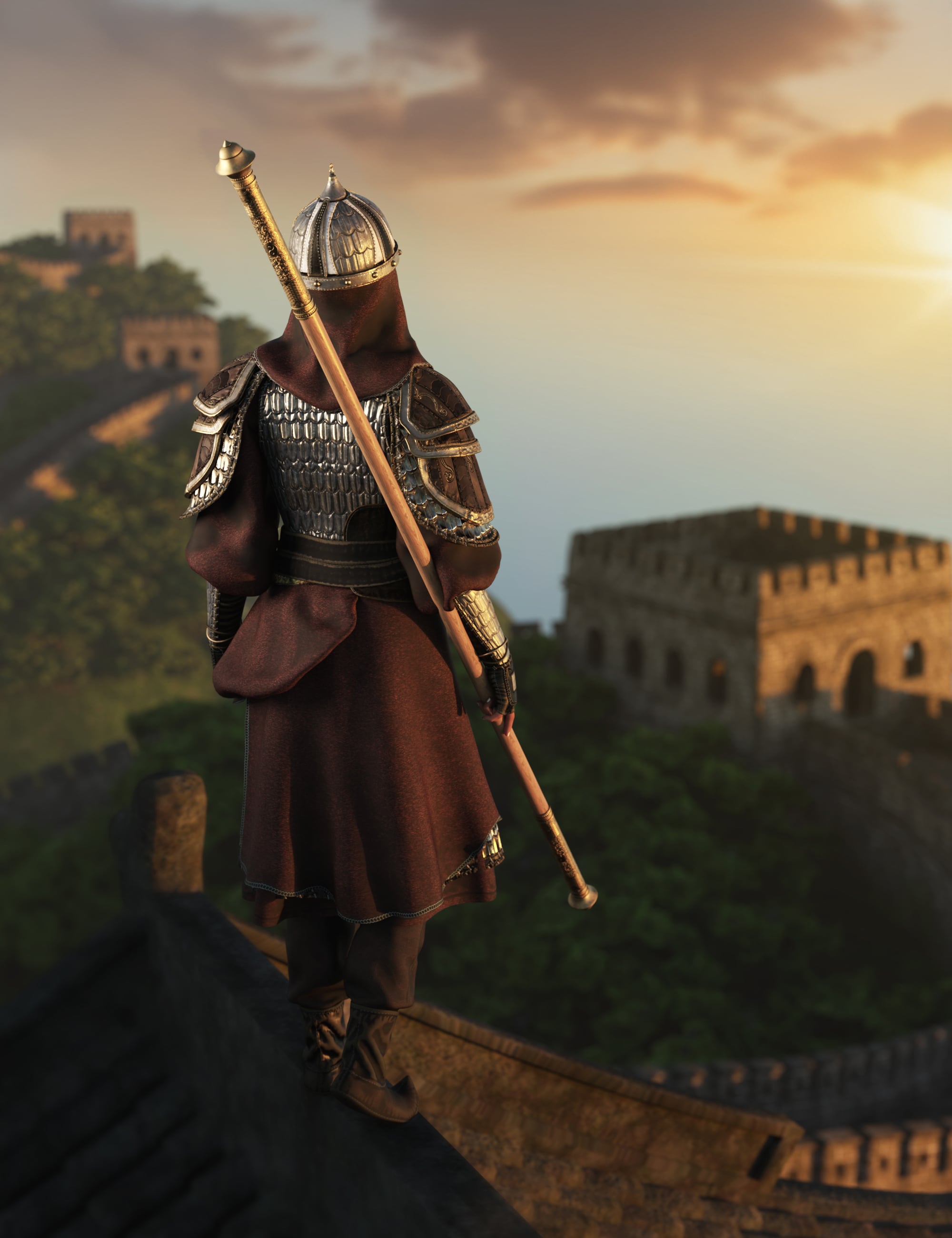 Monkey King Staff Collection | Daz 3D