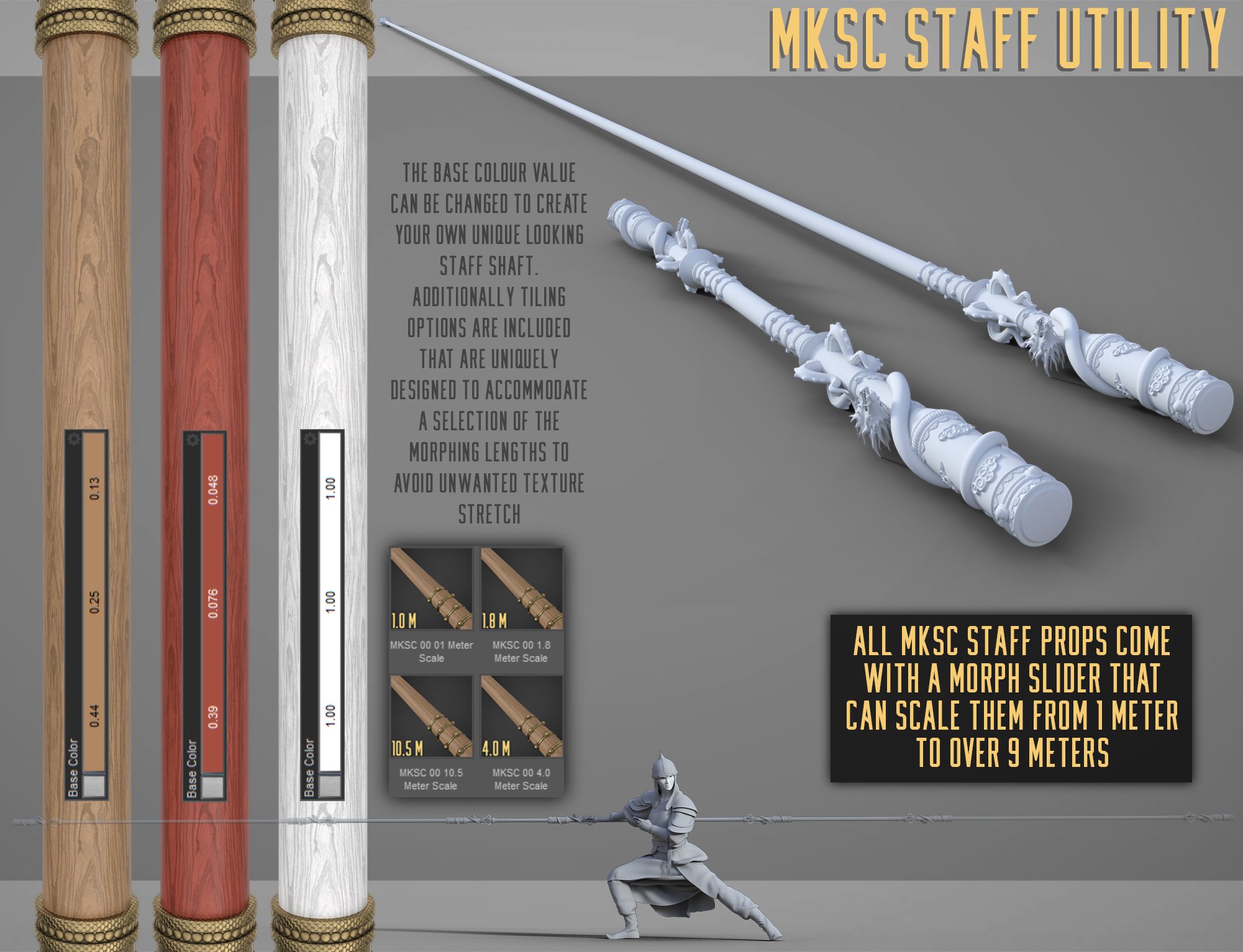 Monkey King Staff Collection | Daz 3D