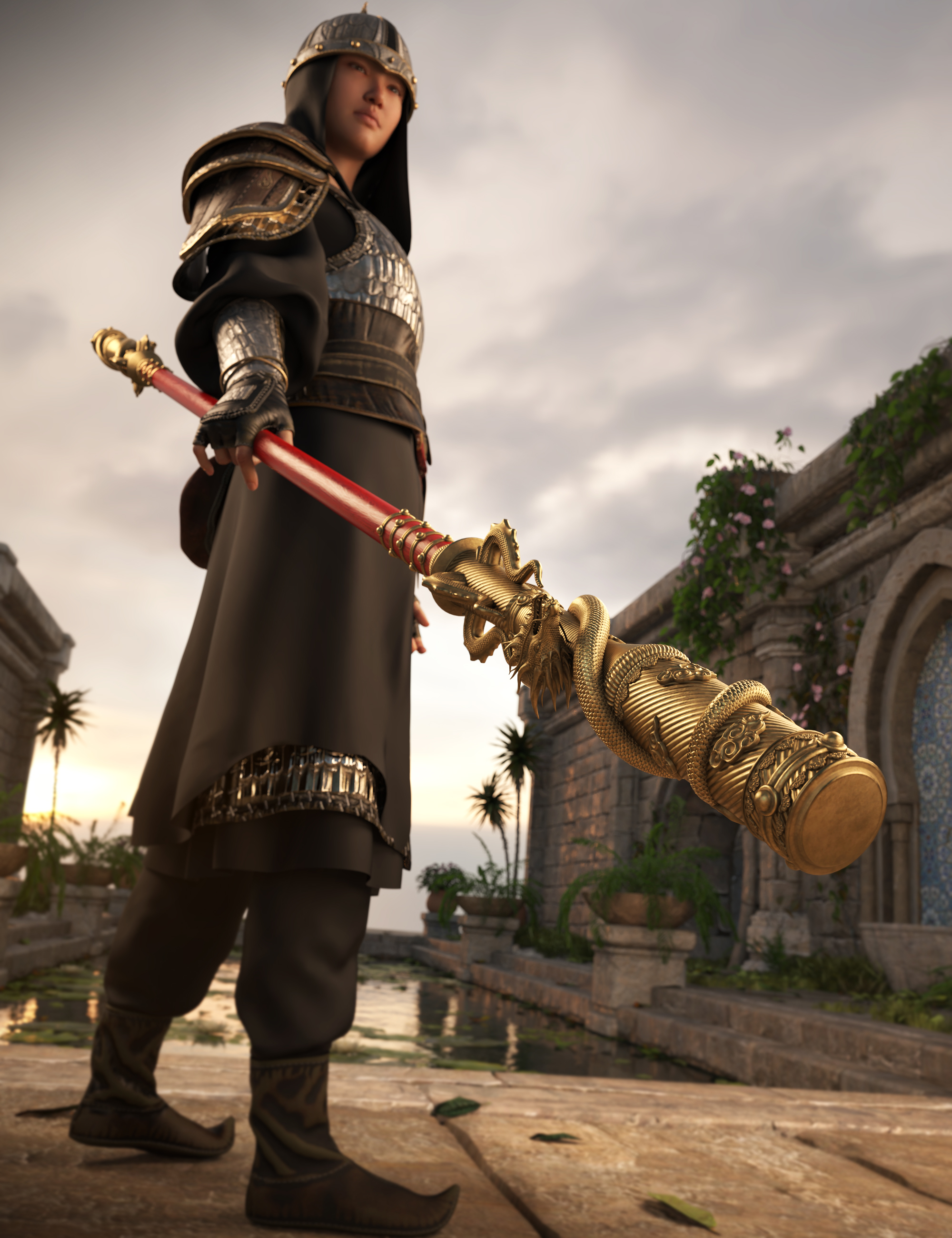 Monkey King Staff Collection | Daz 3D